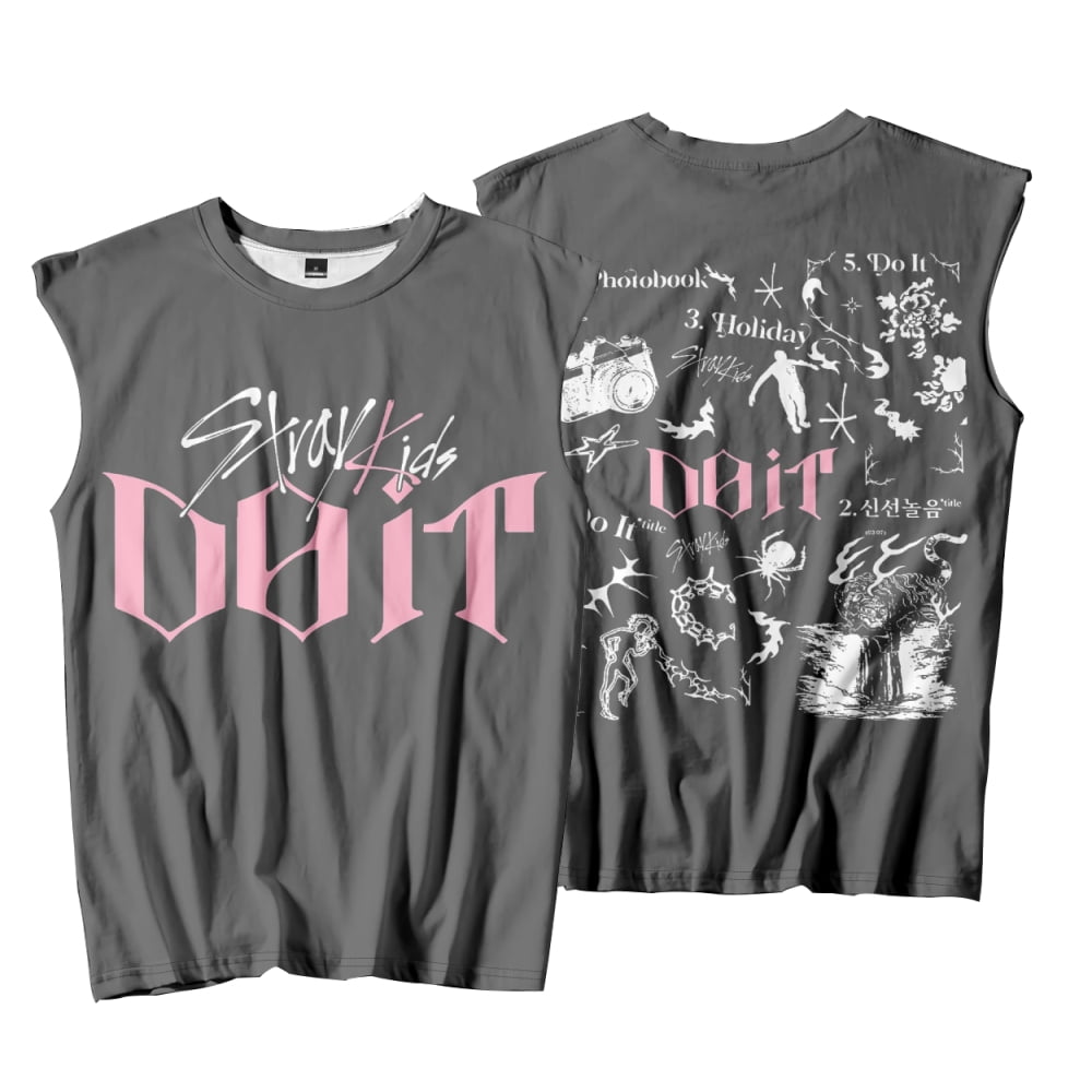 KPOP Stray Kids SKZ Do It Tracklist Merch Tank Top – Unisex Sleeveless ...