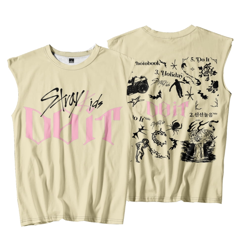 KPOP Stray Kids SKZ Do It Tracklist Merch Tank Top – Unisex Sleeveless ...
