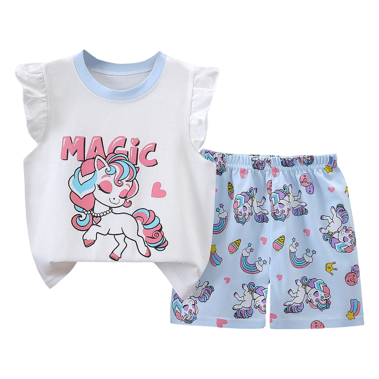 KPOPLK Girl Clothes Set Summer Baby 6 12 18 24 Months 2T 3T Girl ...