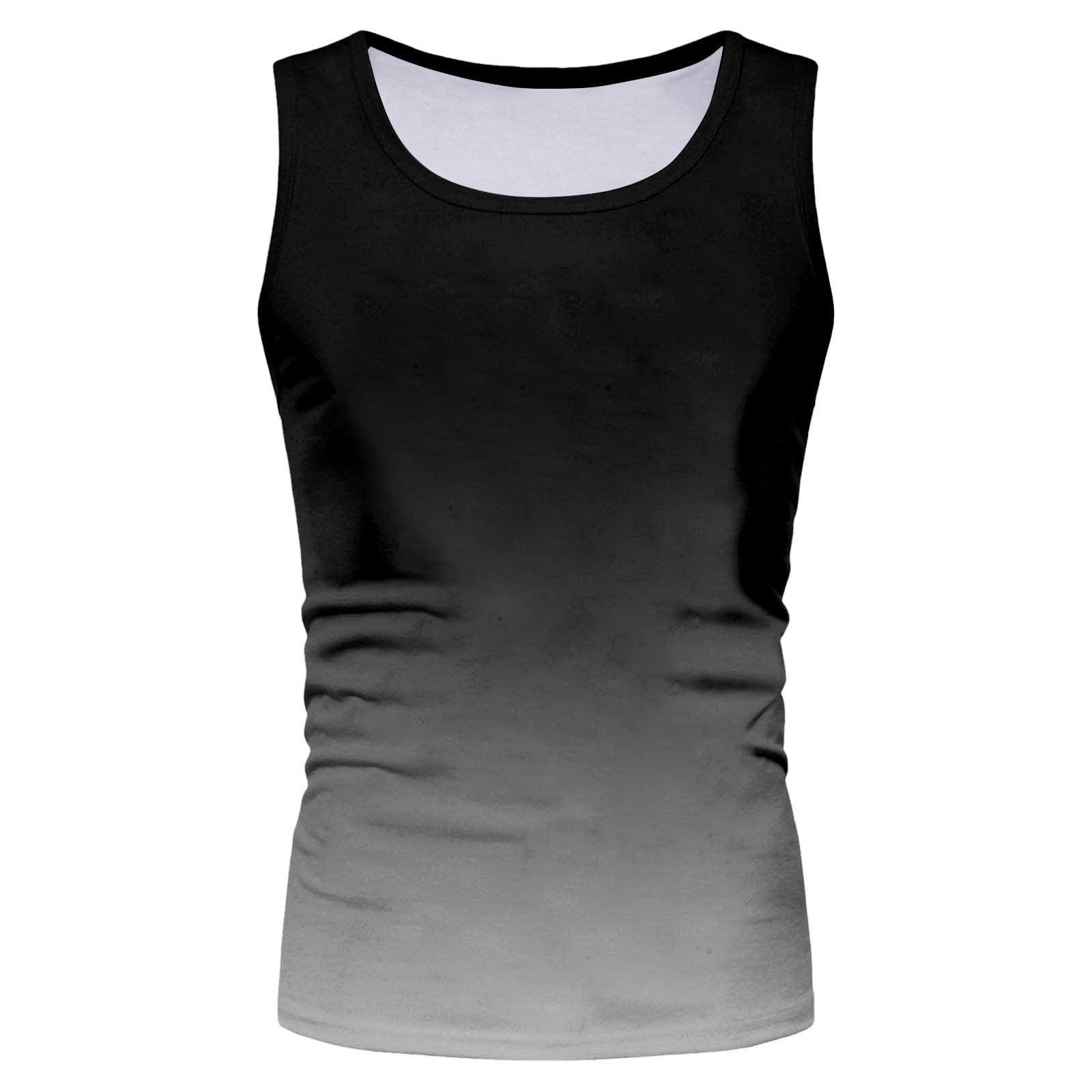 KPOPLK Men's Gym Workout Tank Tops Swim Beach Shirts Summer Sleeveless ...