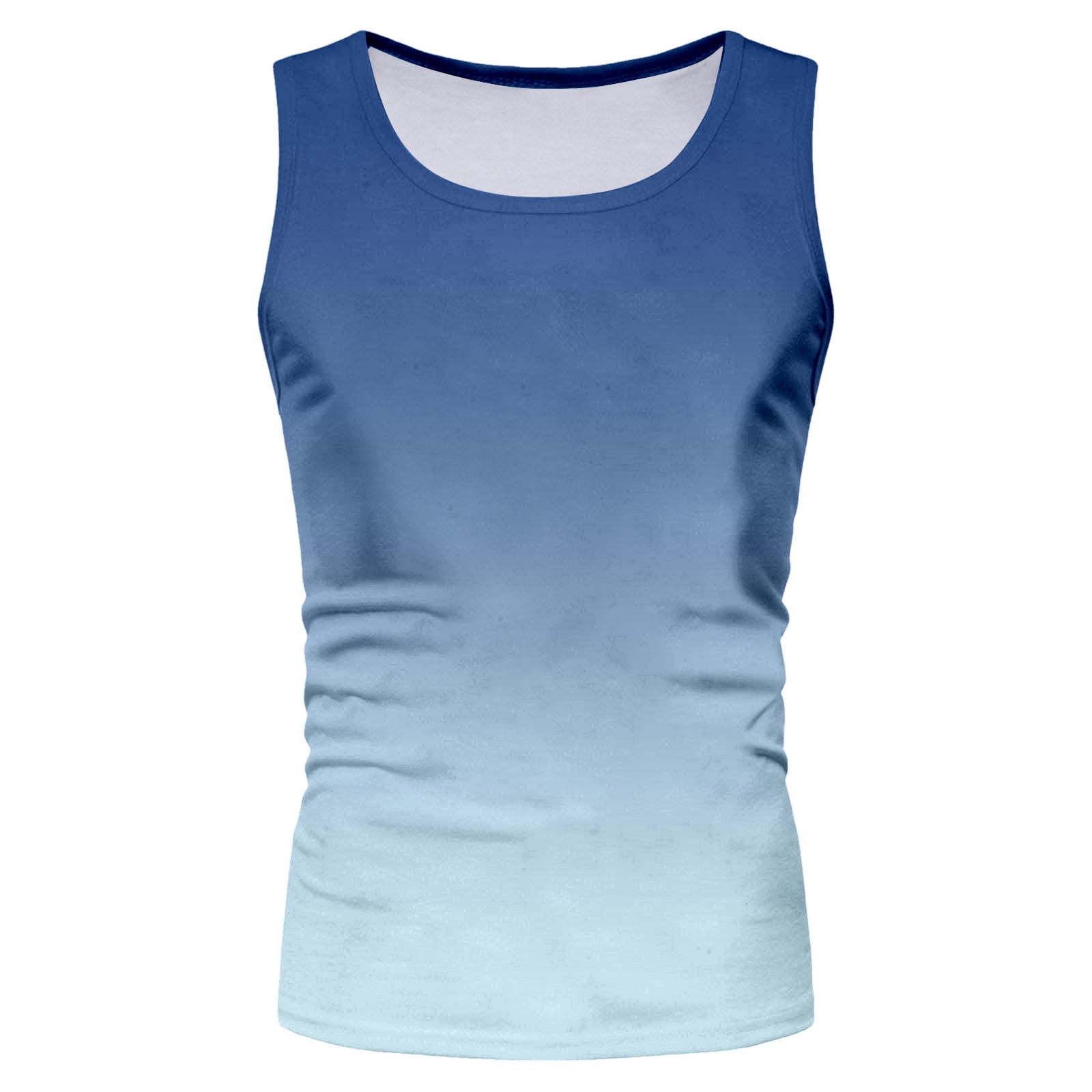 KPOPLK Men's Gym Workout Tank Tops Swim Beach Shirts Summer Sleeveless ...