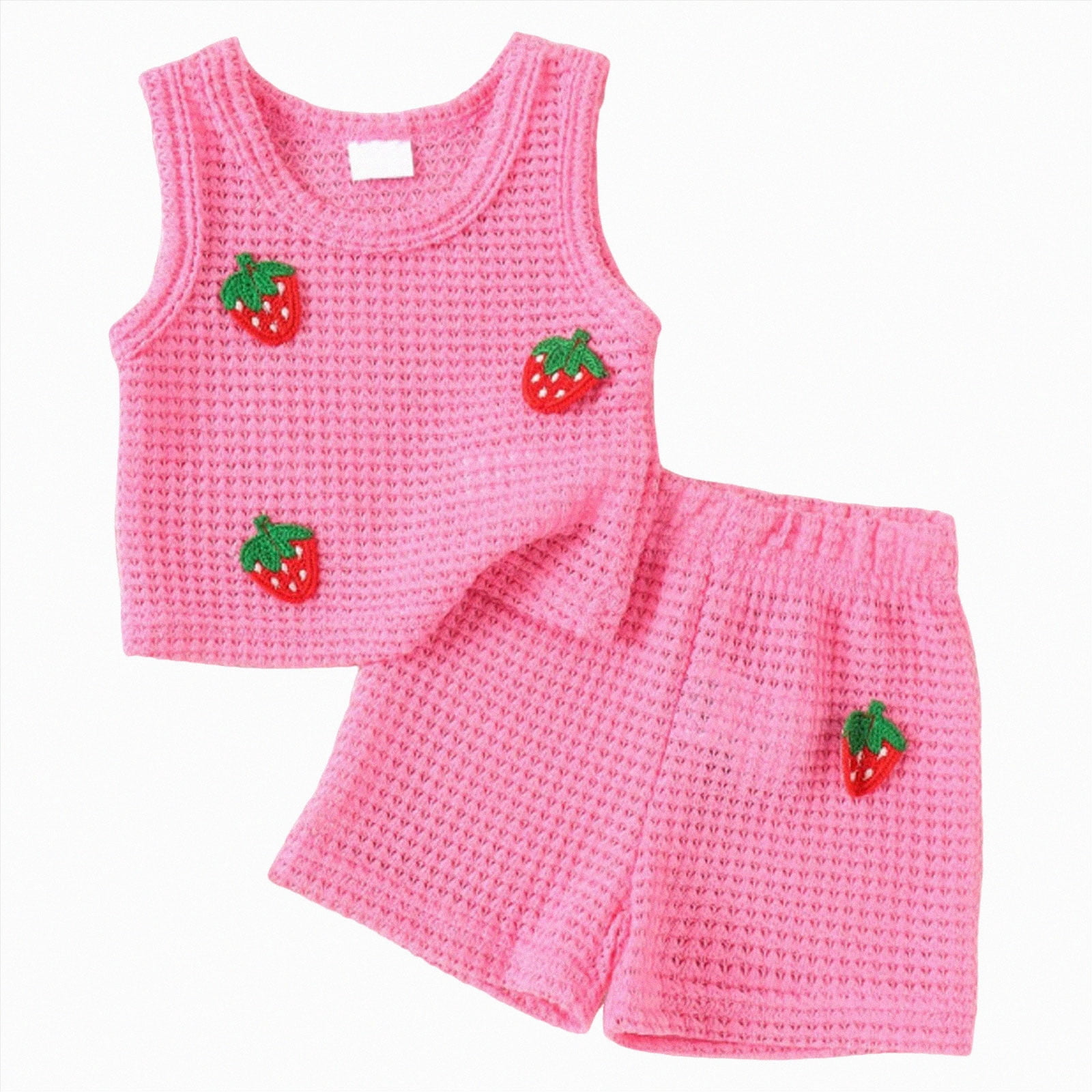 KPOPLK Toddler Girl Clothes 2 Piece Bowknot Sleeveless Top Dress and ...