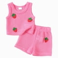 KPOPLK Toddler Girl Clothes 2 Piece Bowknot Sleeveless Top Dress and ...