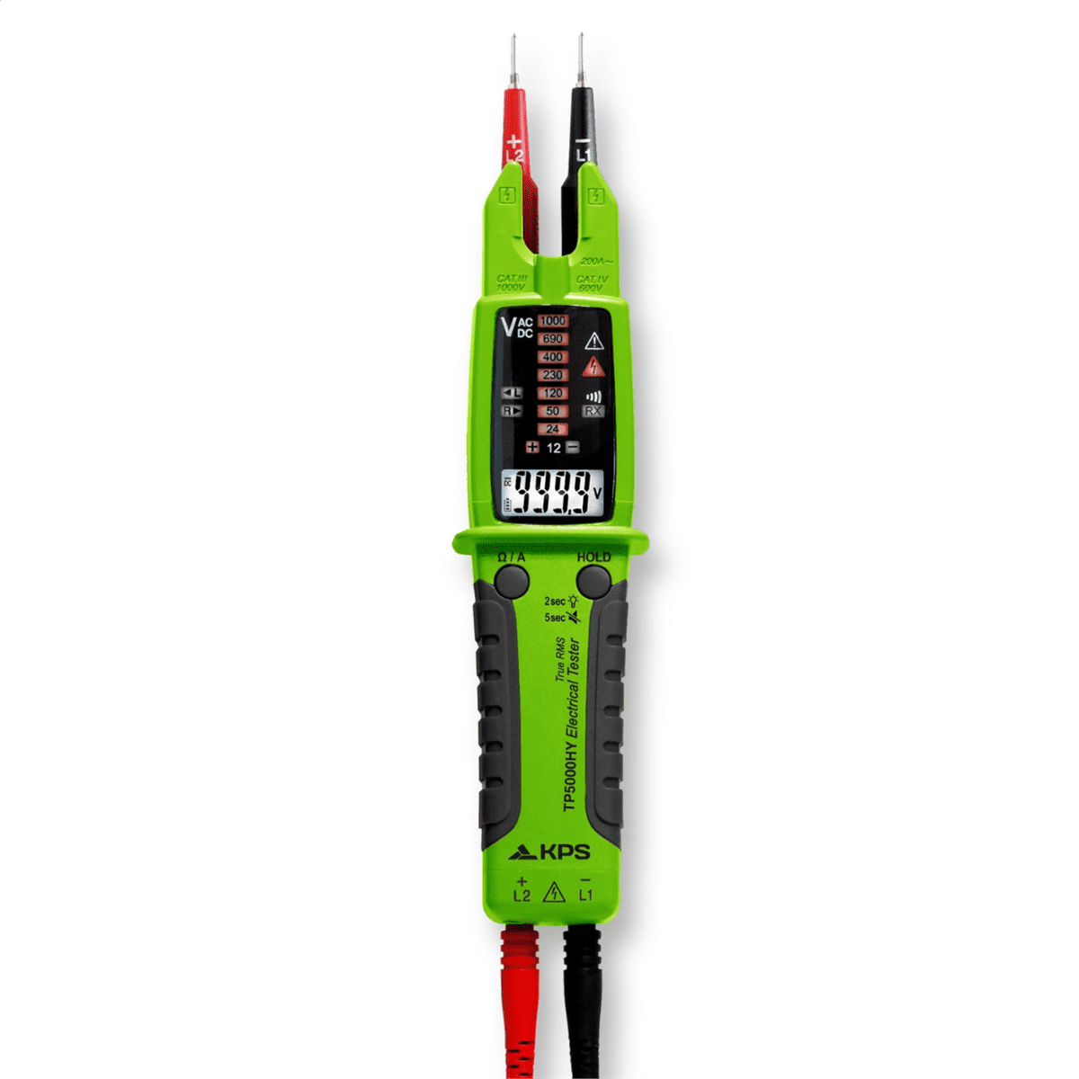 KPS by Power Probe KPS TP5000HY Two-Pole Voltage Tester - Walmart ...