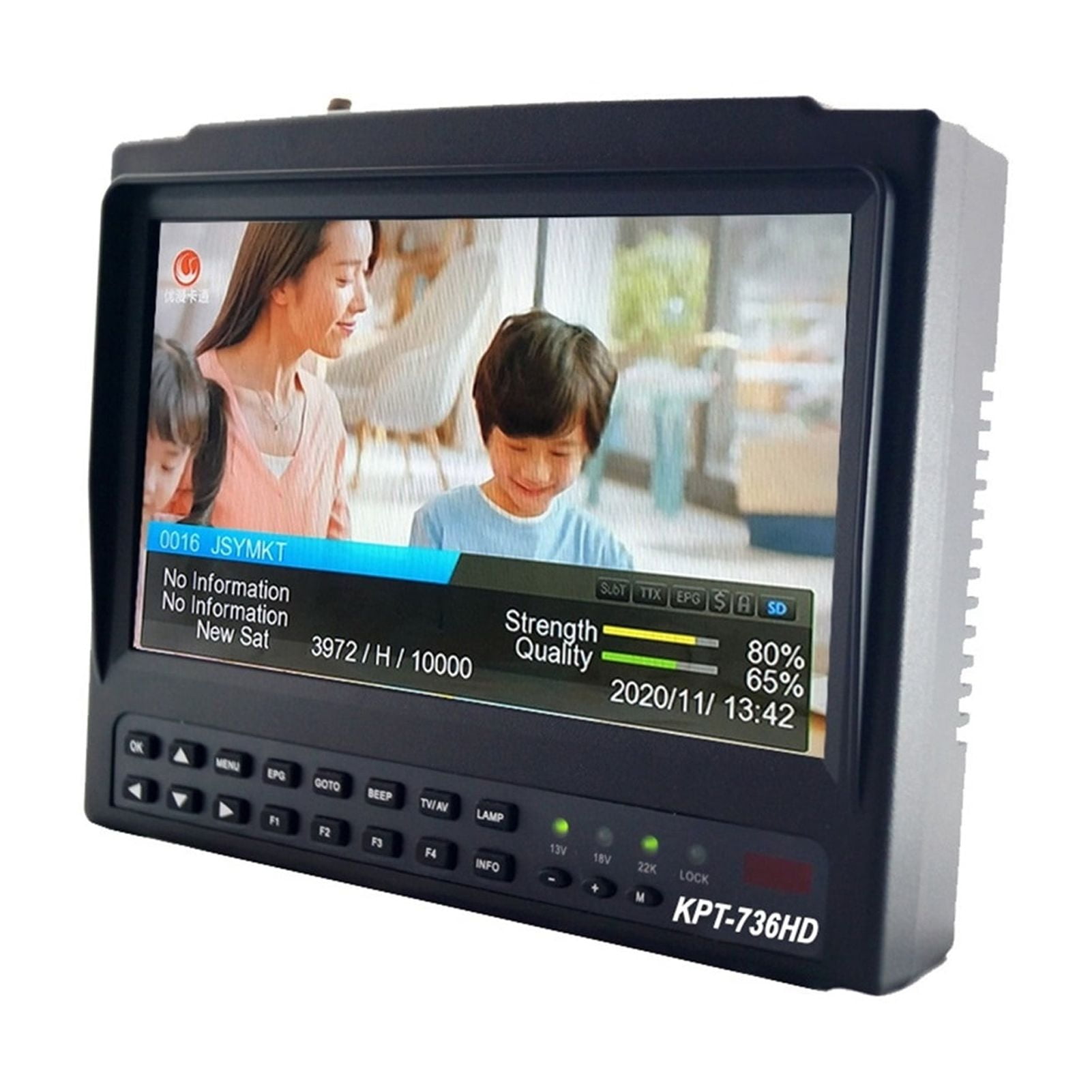 KPT-736H DVB-S2 Satellite Finder Full HD Digital Satellite TV Receiver ...