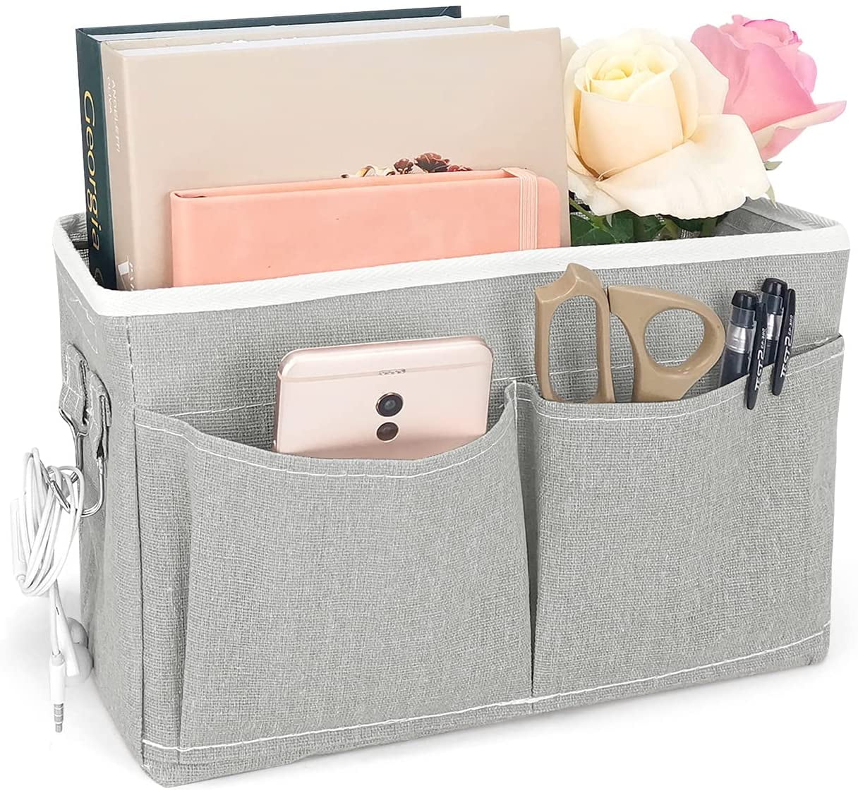 KPX Bedside Storage Caddy, Bedside Bunk Hanging Storage Bag for ...