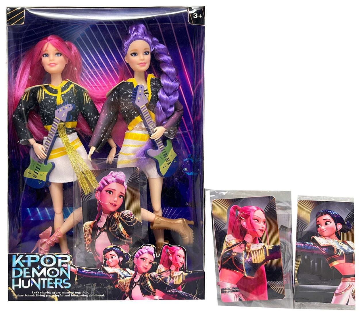 KPop Cartoon Dea-mon Huntrixs Doll - 2Pack Collectable Vinyl Action ...