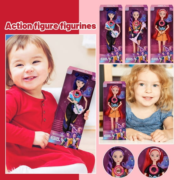 KPop Cartoon Dea-mon Huntrixs Doll - 3Pack Collectable Vinyl Action ...