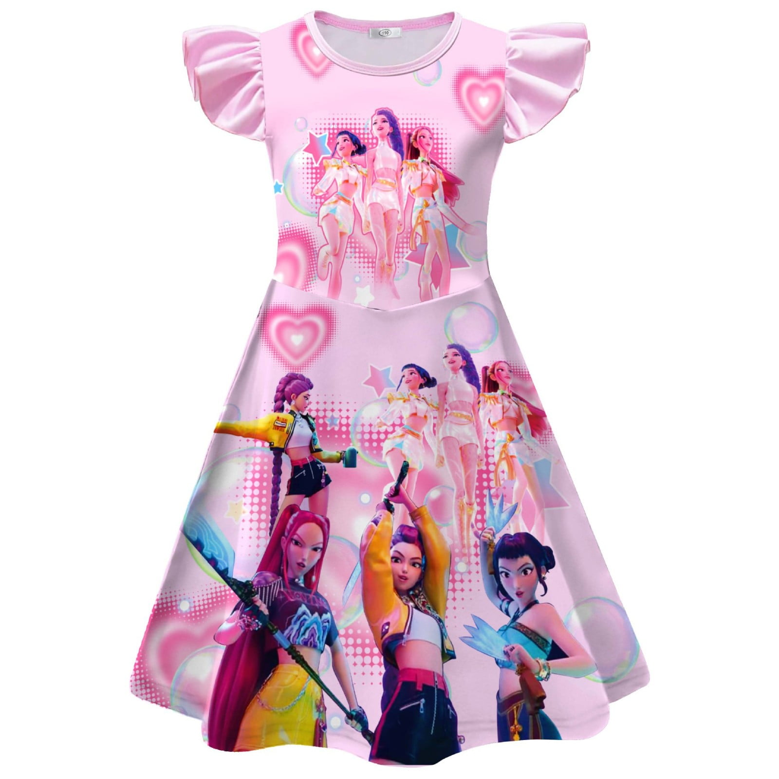 KPop Costumes Demon Hunters Cosplay, Huntrix Costume Pop Singers Rumi ...