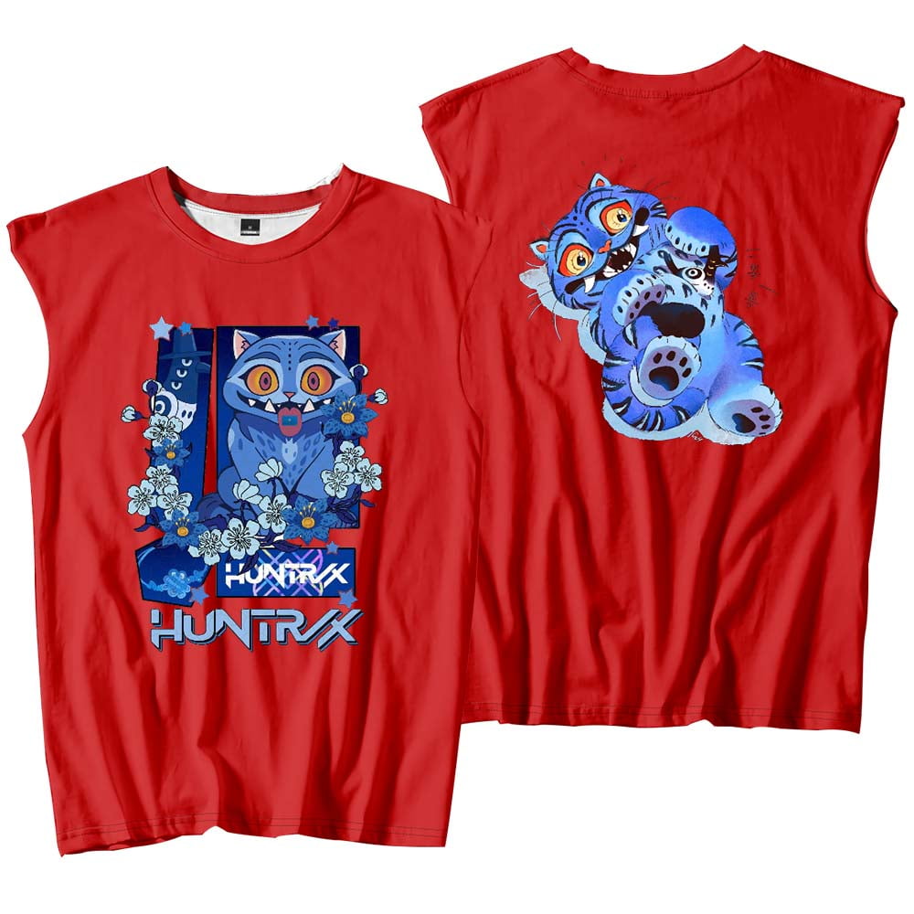 KPop Demon Hunter Derpy Tiger and Sussie Bird Tank Tops Sleeveless T ...