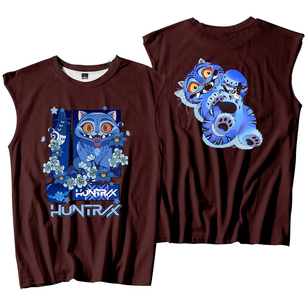 KPop Demon Hunter Derpy Tiger and Sussie Bird Tank Tops Sleeveless T ...