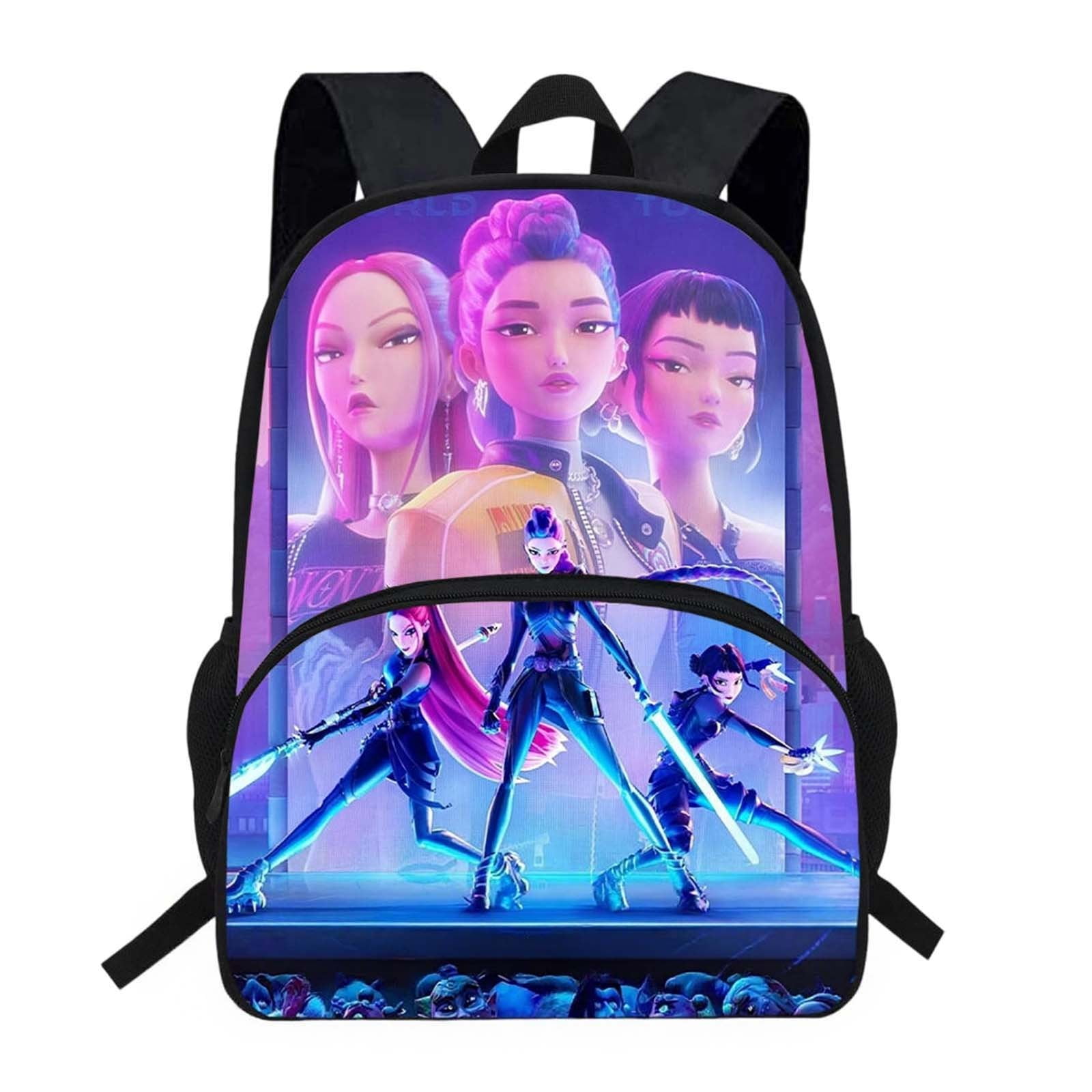 KPop Demon Hunters Backpack, Movie Style School Bags, Ergonomic ...