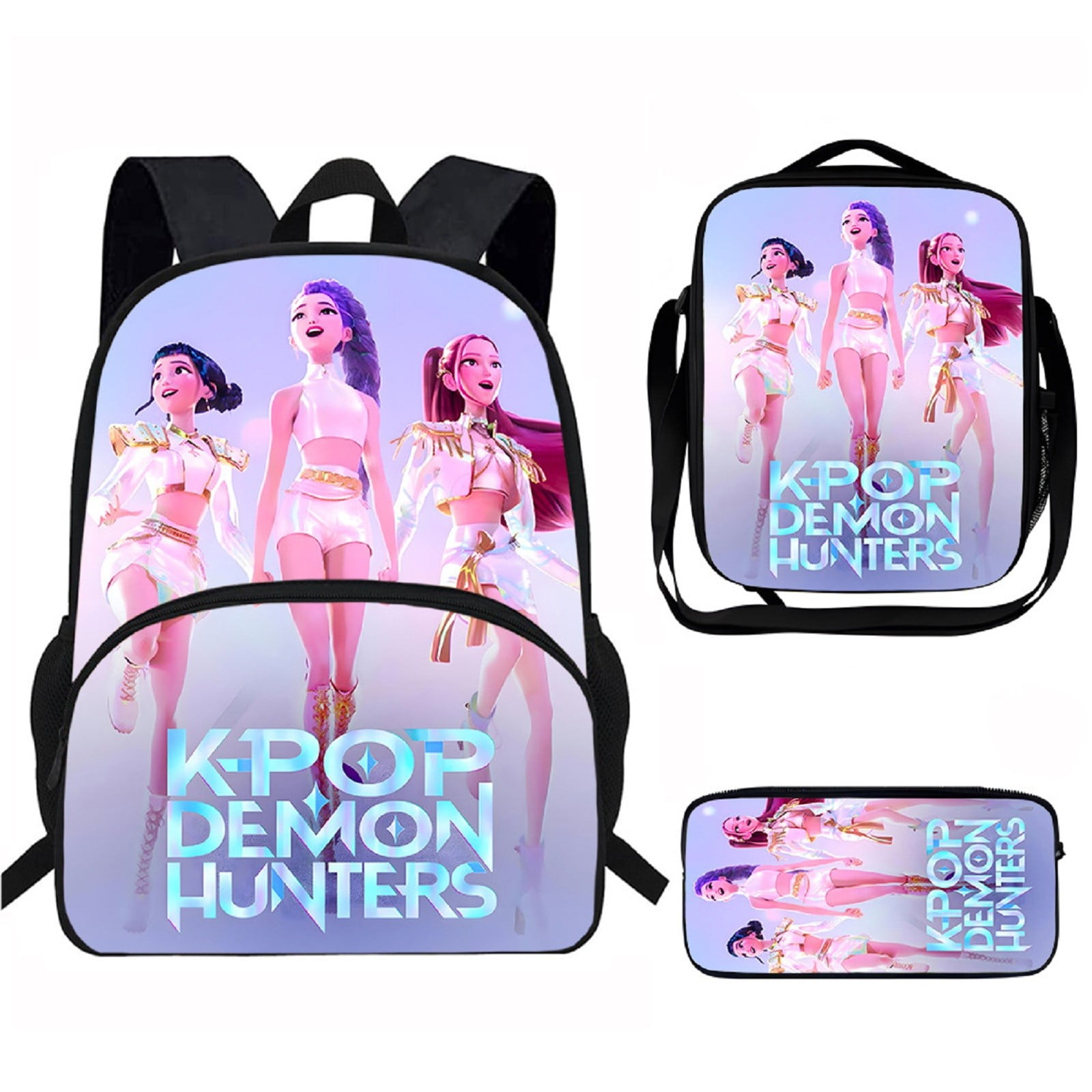 KPop Demon Hunters Backpacks 3Pcs, Anime Lightweight Backpack with ...