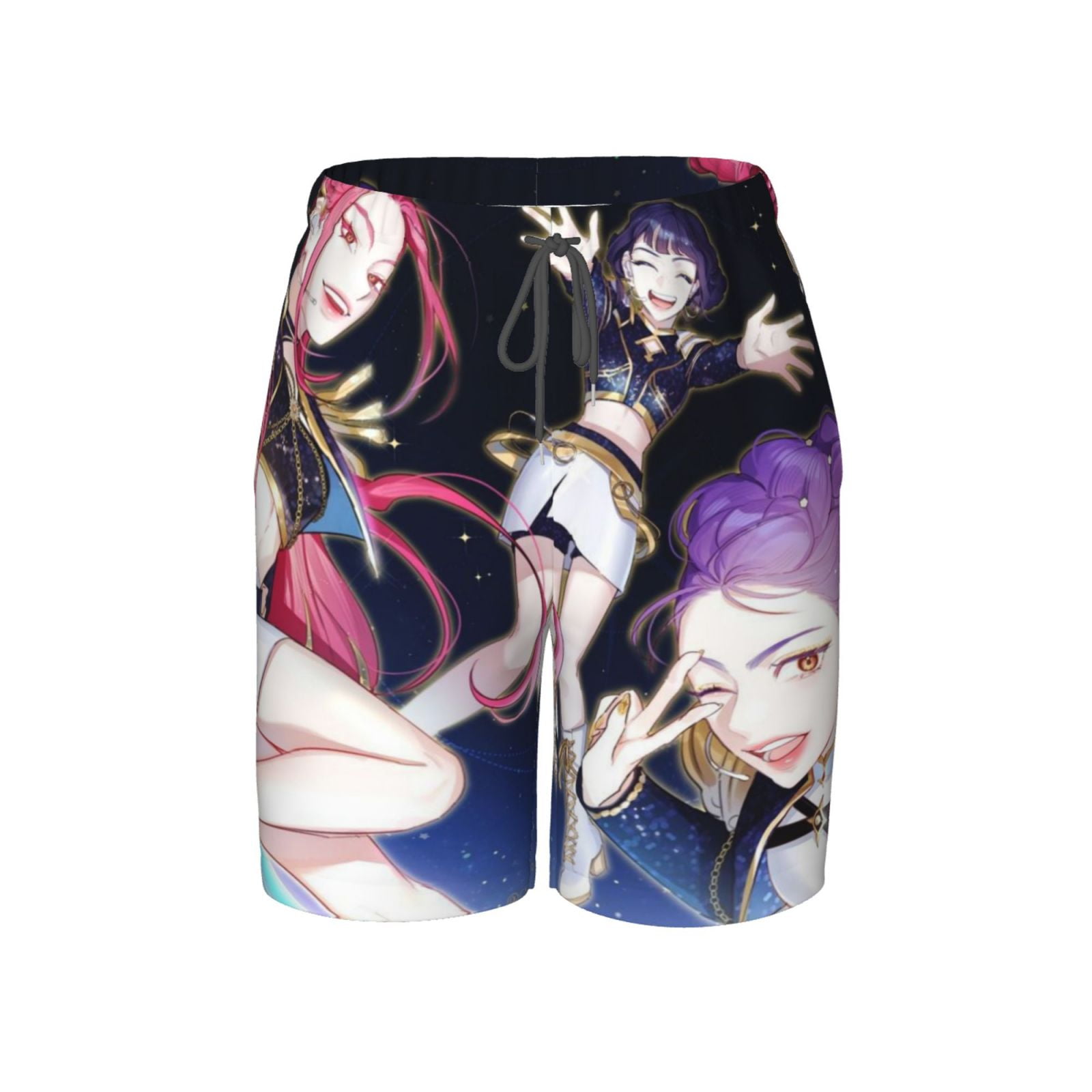 KPop Demon Hunters Boys Board Shorts, Beach Swimwear, Swim Shorts ...