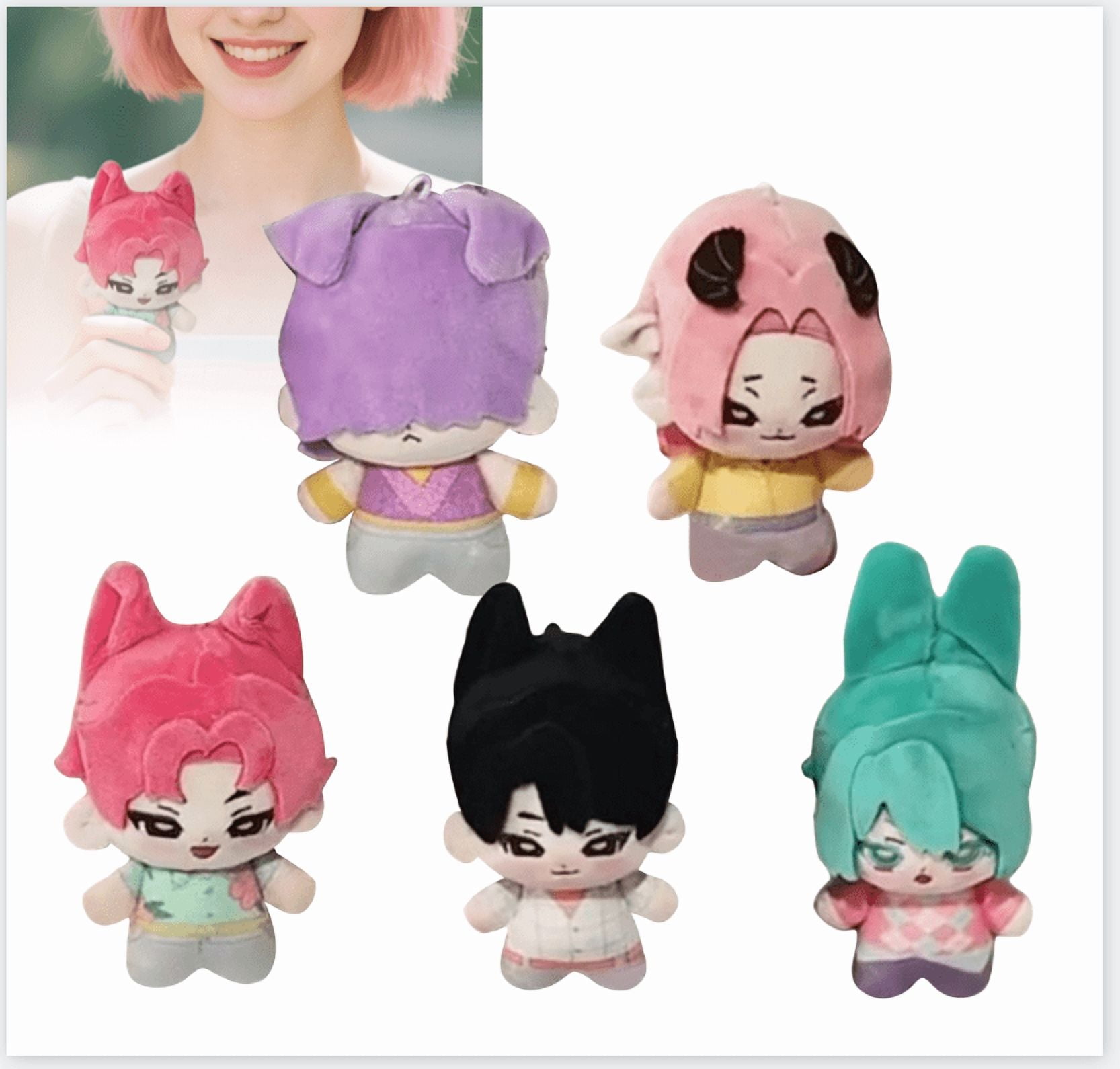 KPop Demon Hunters Cute Saja Boys Plushie for Boys Girls, Kpop Stuffed ...