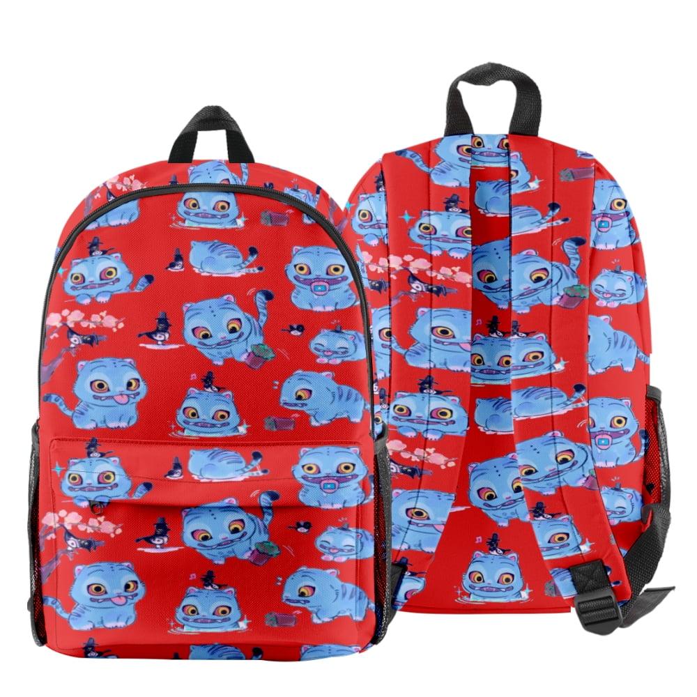 KPop Demon Hunters Derpy Tiger Backpack – Unisex Oxford Fabric Cartoon ...