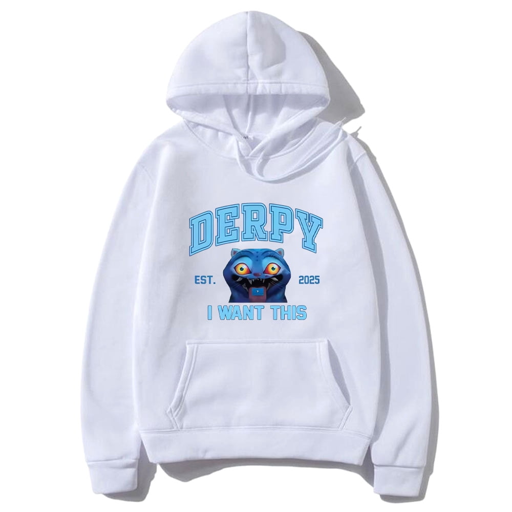 KPop Demon Hunters Derpy Tiger Funny Graphics Hoodie Men - Walmart.com