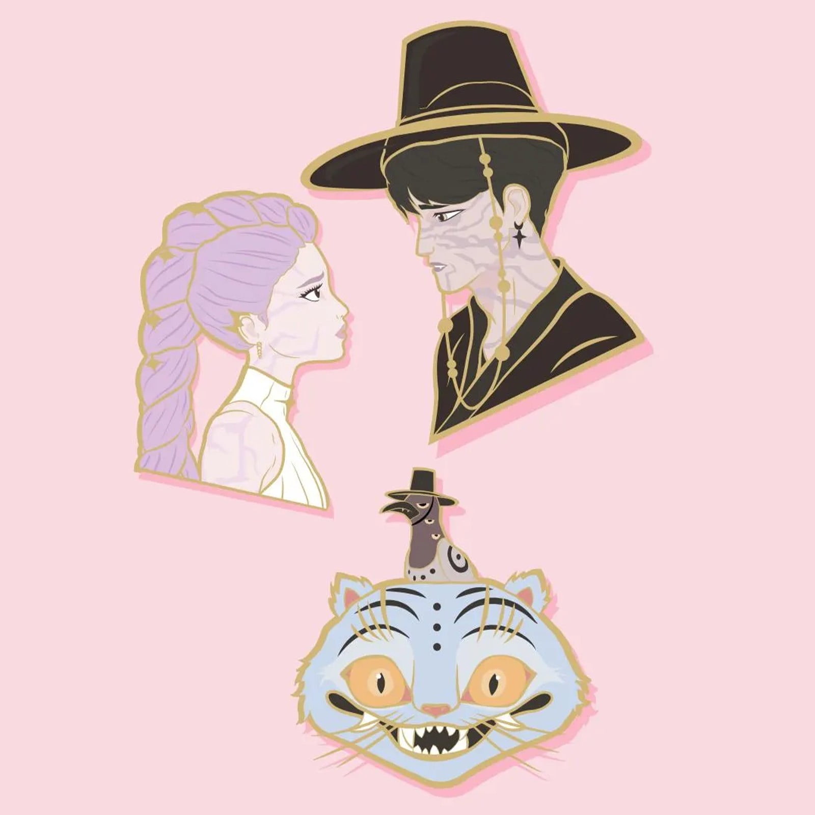 KPop Demon Hunters Fan Pins Set - Must-Have Enamel Badges For K-Pop ...