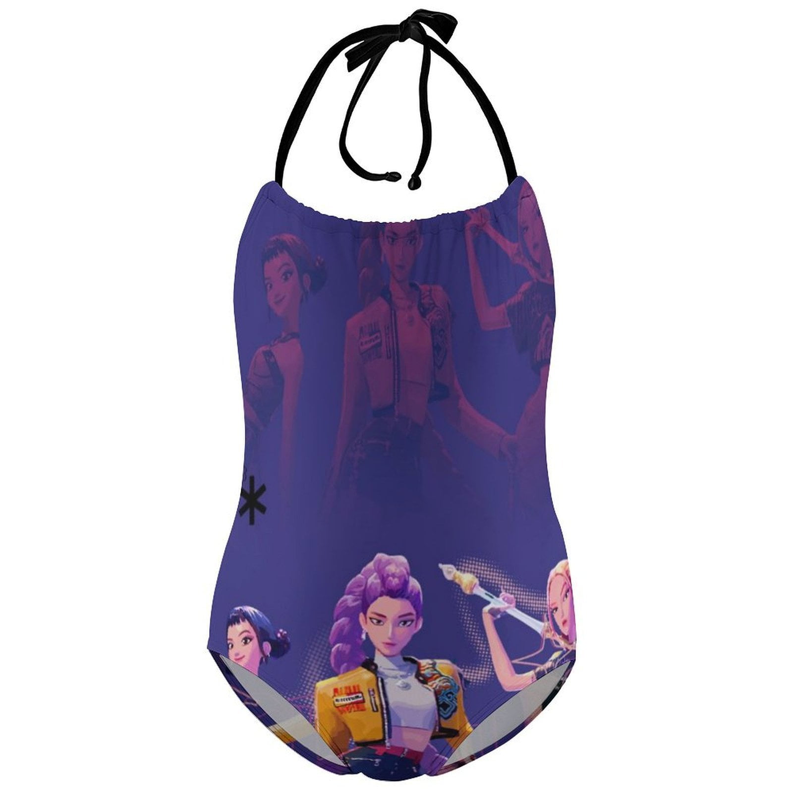 KPop Demon Hunters Girls One Piece Swimsuits Quick Dry Bathing Suit ...