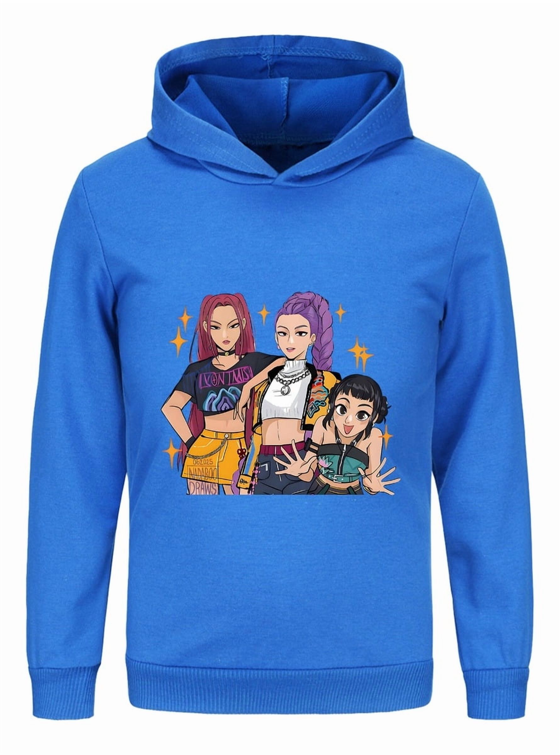 KPop Demon Hunters HUNTR/X Kids Hoodie Sweatshirt – Stylish Anime ...