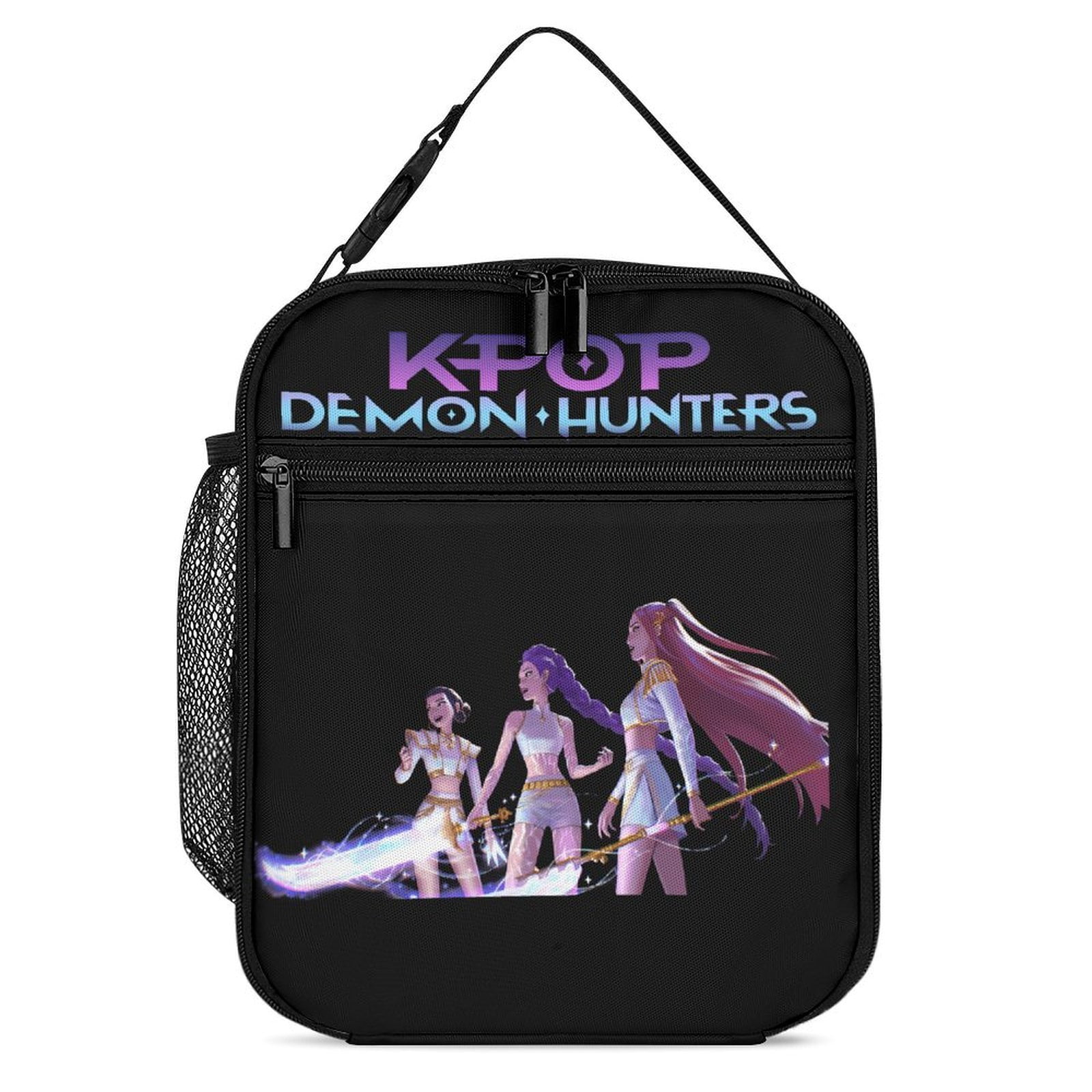 KPop Demon Hunters Insulated Lunch Bag Thermal Cute Reusable Lunch Tote ...