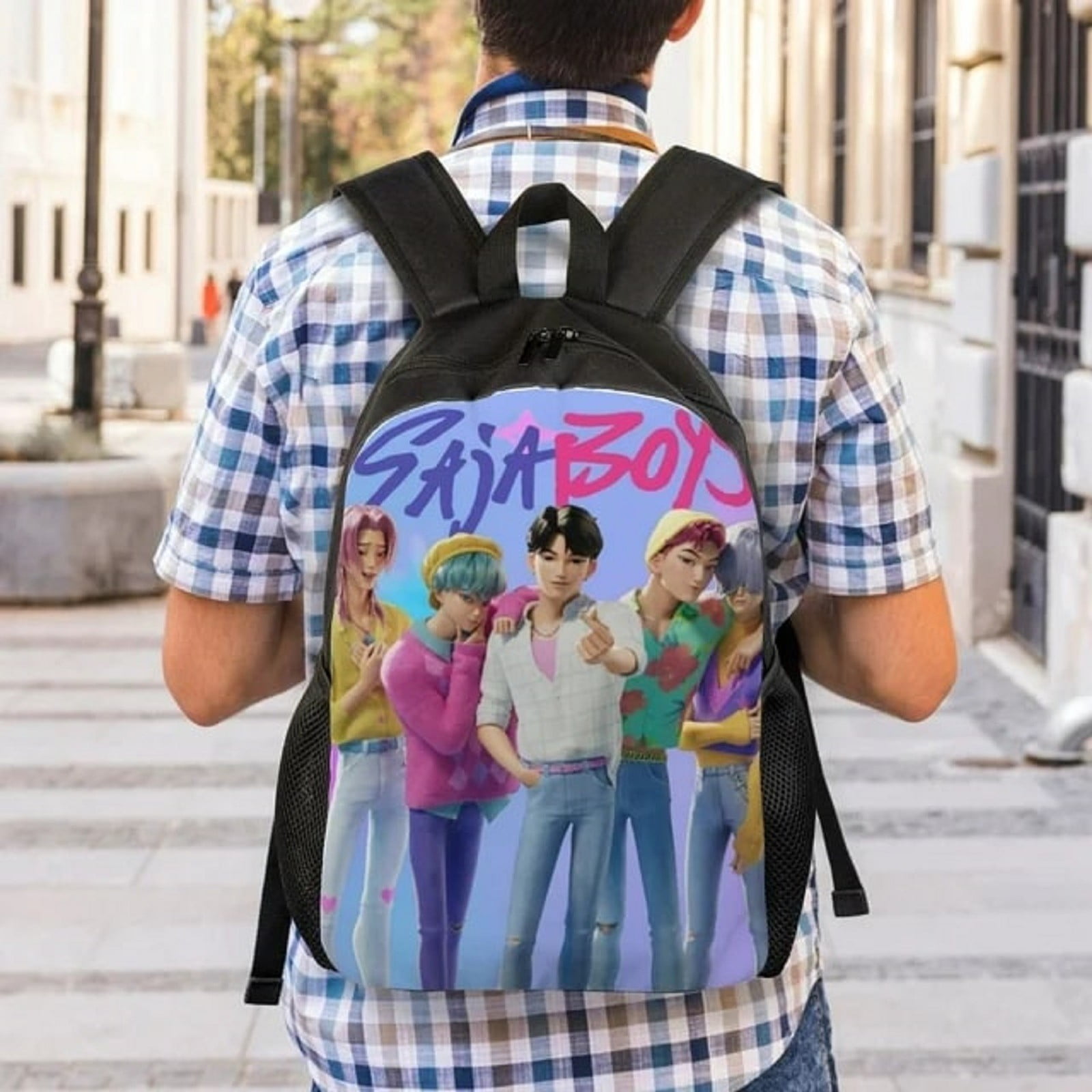 KPop Demon Hunters Lightweight Backpack Daypack Large Capacity ...