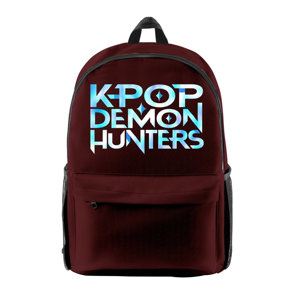 KPop Demon Hunters Merch Logo Backpack Casual Rucksack Casual Traval ...