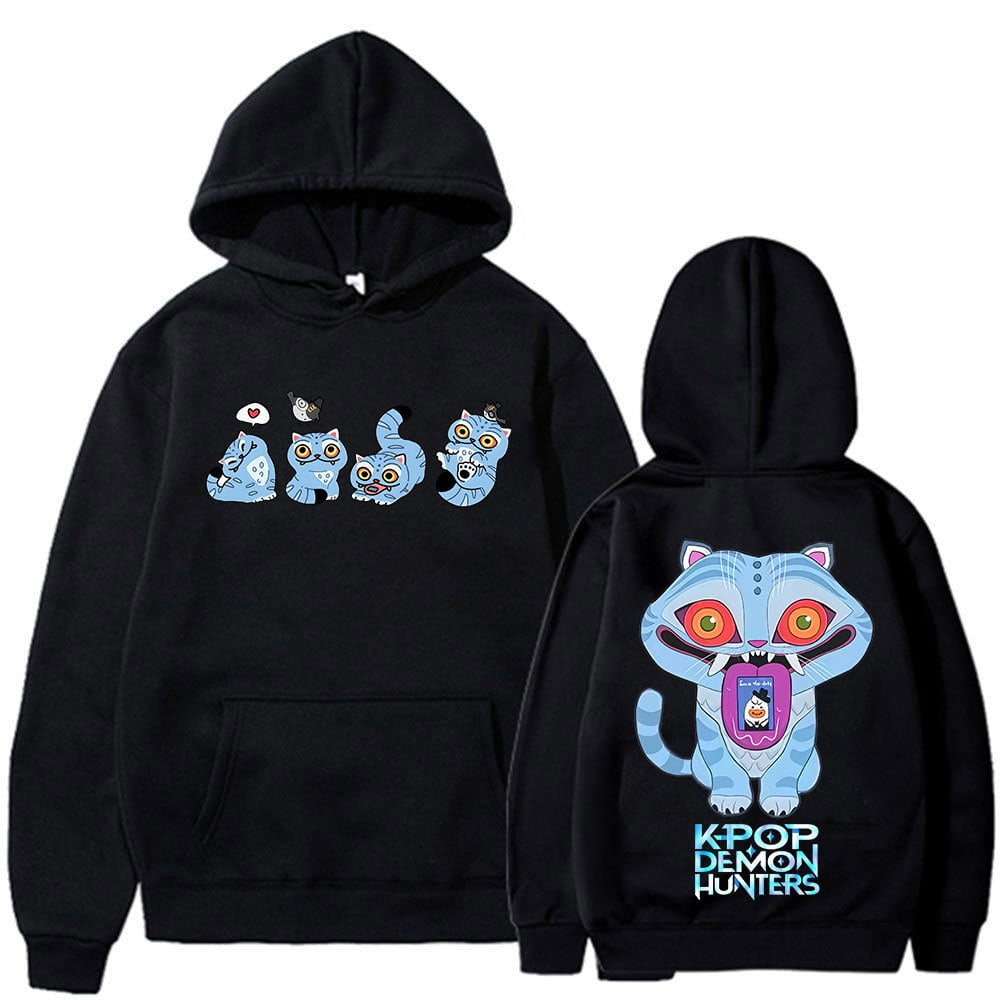 KPop Demon Hunters Movie Derpy Tiger Hoodies Harajuku - Walmart.com