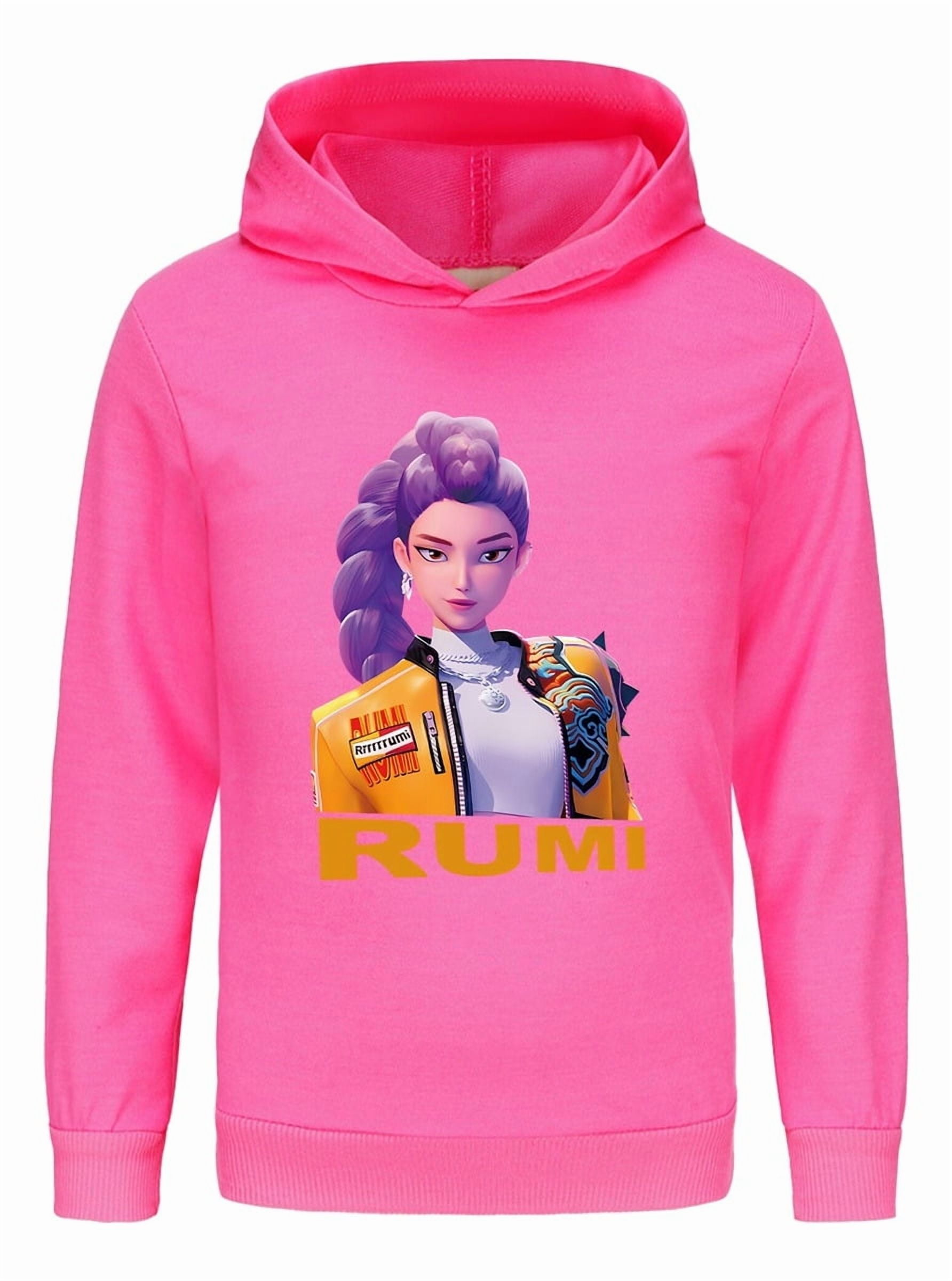 KPop Demon Hunters Rumi Character Highlight Kids Hoodie Sweatshirt ...