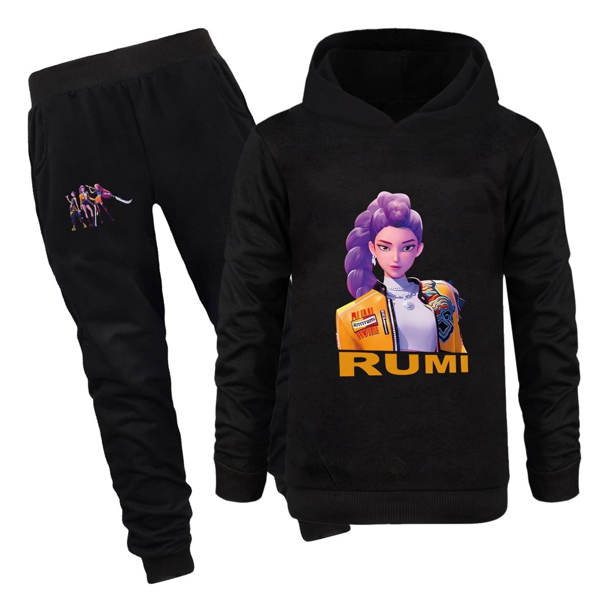 KPop Demon Hunters Rumi Character Highlight Kids Outfit Set – Anime ...