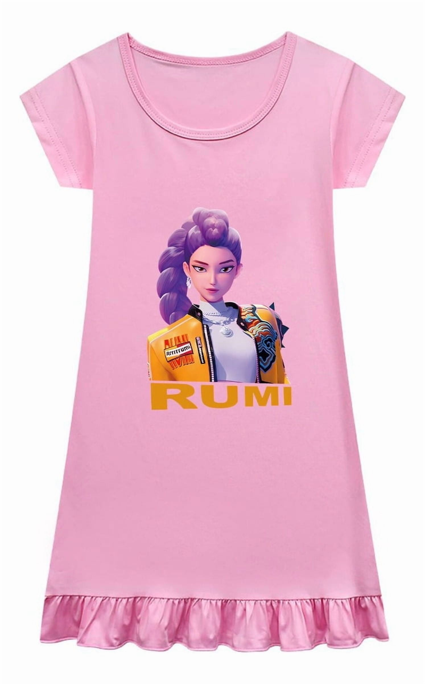 KPop Demon Hunters Rumi Highlight Kids Girls Nightgown – Anime ...