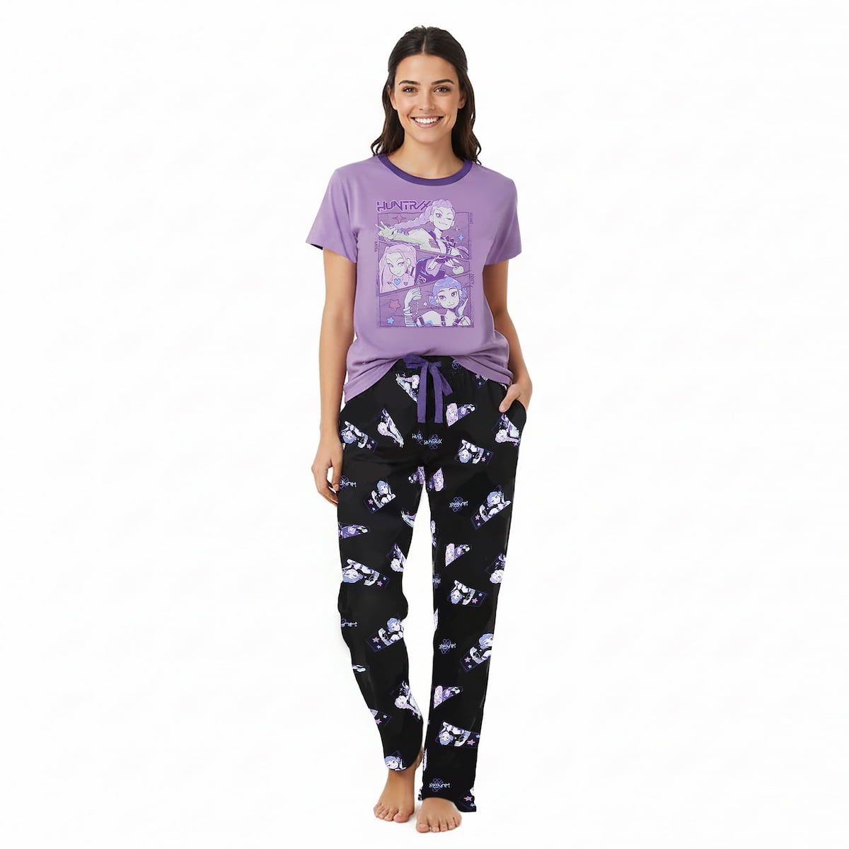 KPop Demon Hunters Rumi, Mira & Zoey Graphic Sleep Shirt with Character ...
