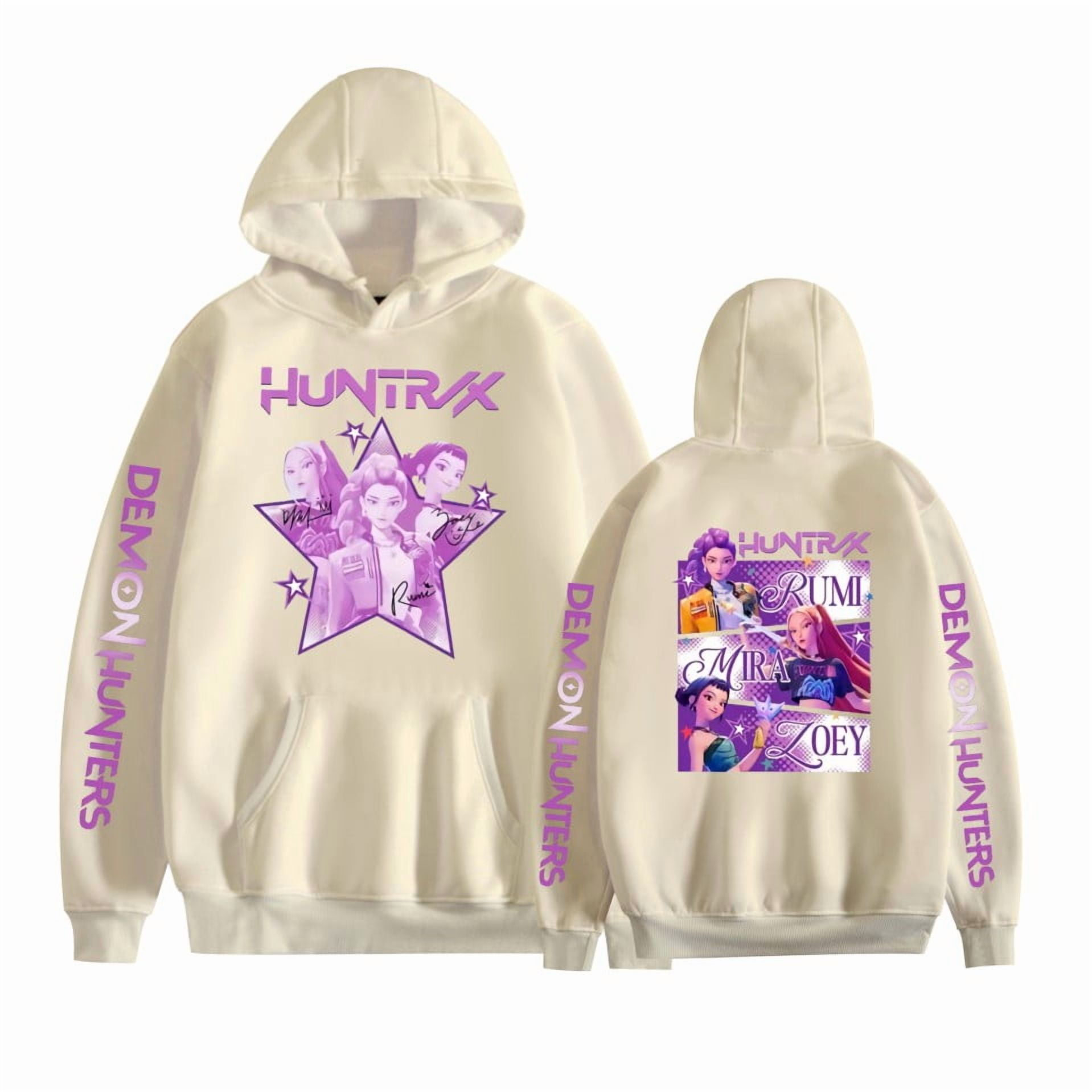 KPop Demon Hunters Saja Boys Merch Unisex Oversized Fleece Hoodie ...