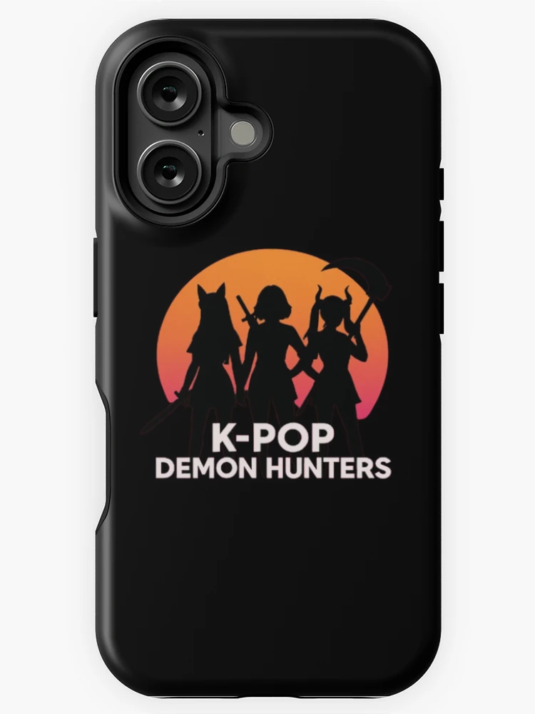 KPop Demon Hunters Shadows Dark Anime Style Phone Case with iPhone 11 ...