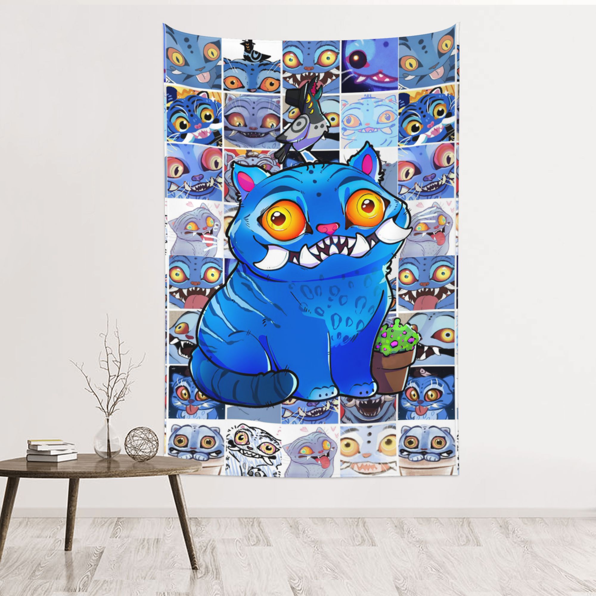KPop Demon Hunters Wall Tapestry Poster for Bedroom Aesthetics Room ...