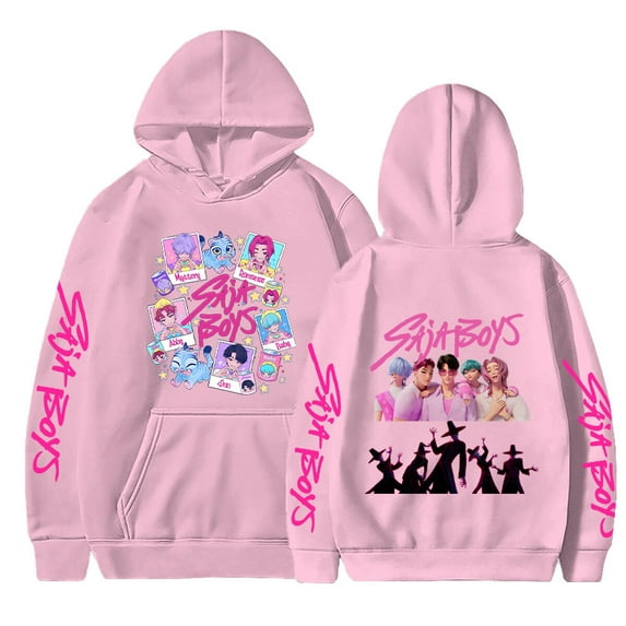 KPop witch hunter group anime peripheral casual loose hoodie autumn and ...