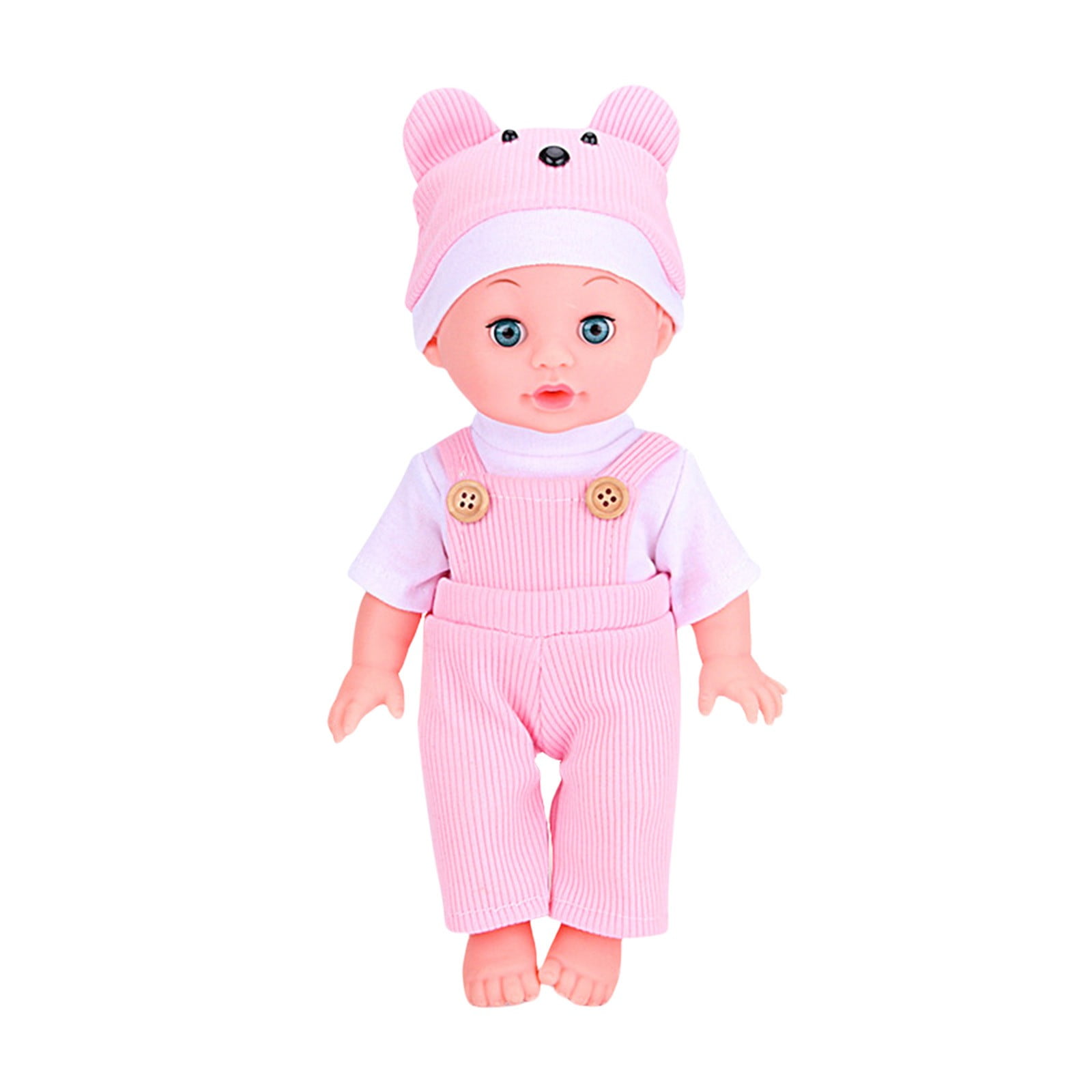 KQJQS 13-Inch Blue Reborn Dress Up Doll with Removable Arms & Legs and ...