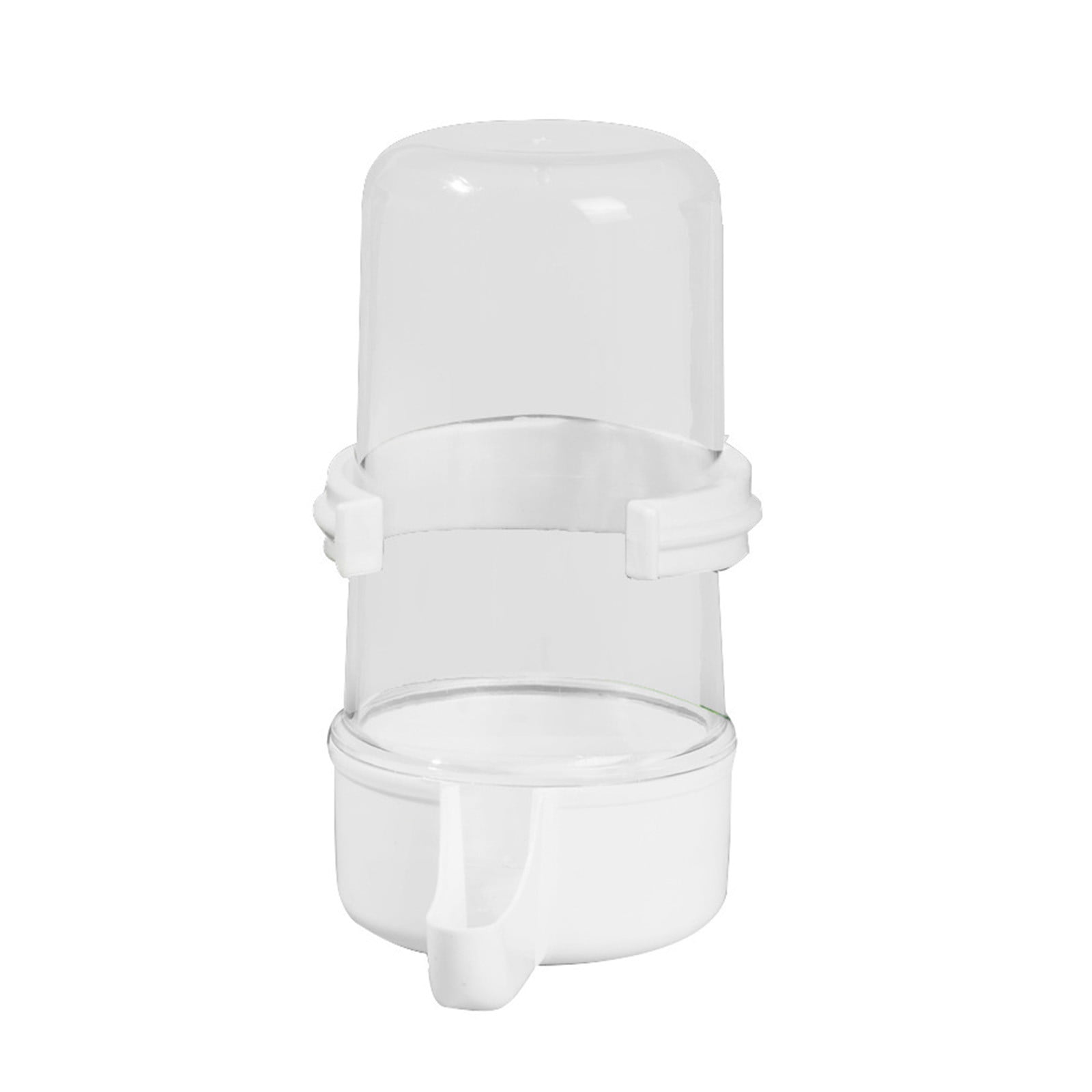 KQJQS Automatic Bird Water Dispenser & Feeder, 240ML Clear Plastic ...