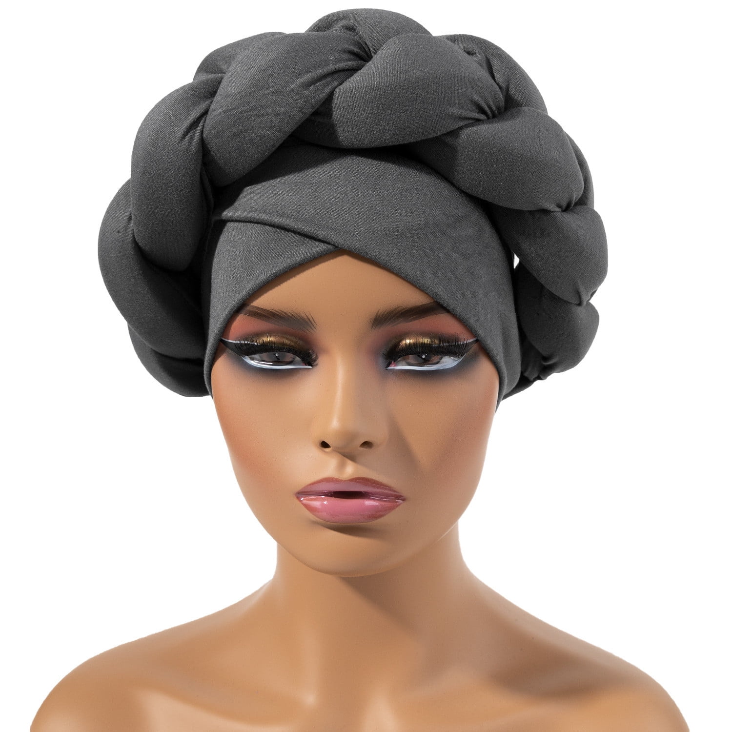 KQJQS Bohemian Style Twisted Turban Head Wrap with Extra Wide Headband ...