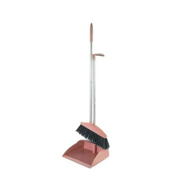 Broom & Dustpan Set, with 33 Inch Long Handle, Broom with Dustpan, Broom and Dustpan Set for ...