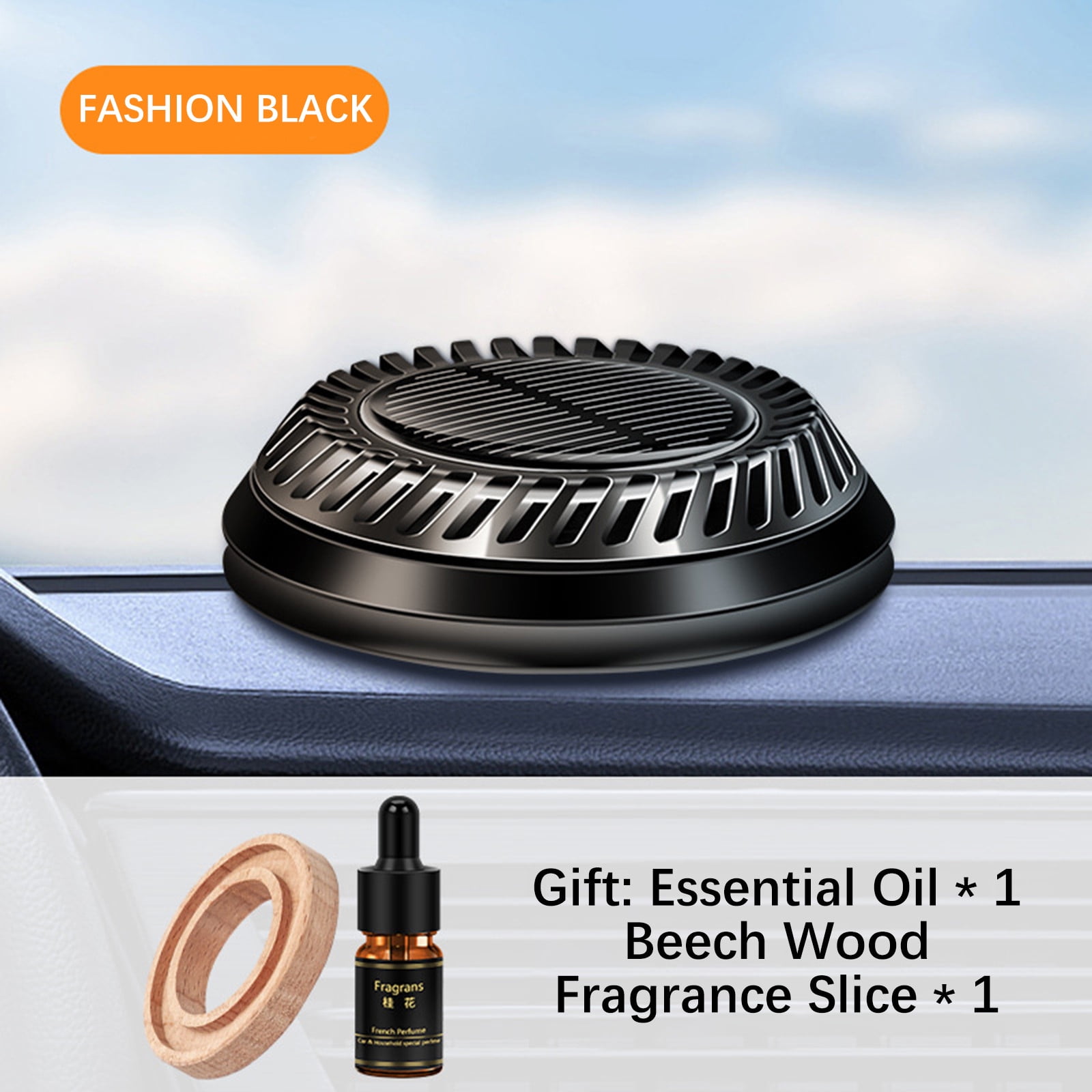 KQJQS Car Perfume Diffuser with Solar Powered Fragrance and Long ...