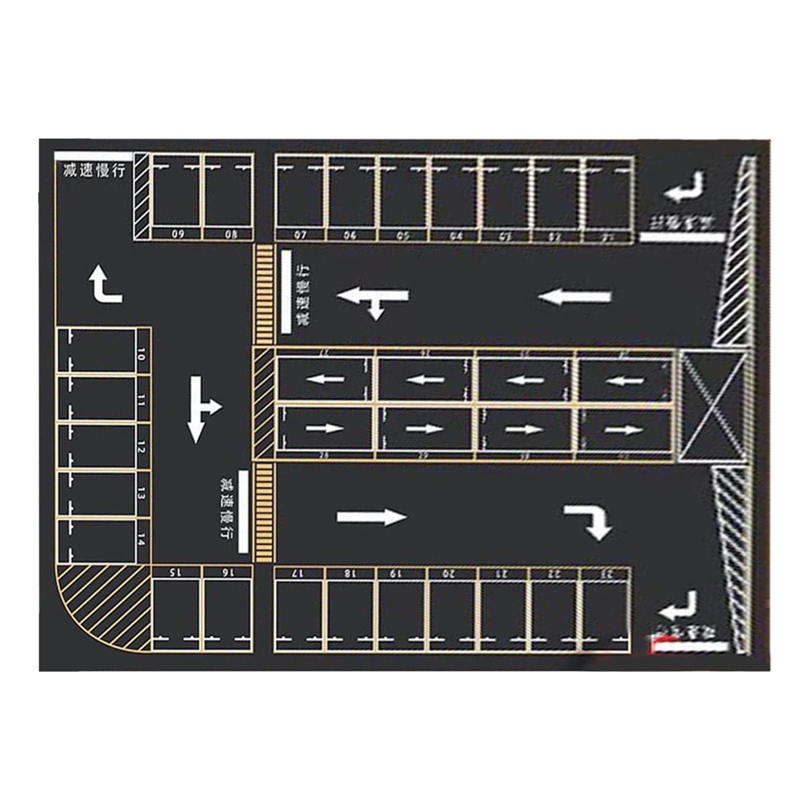KQJQS Children Carpet Parking Lot Climbing Mat Game Traffic Road Mat ...