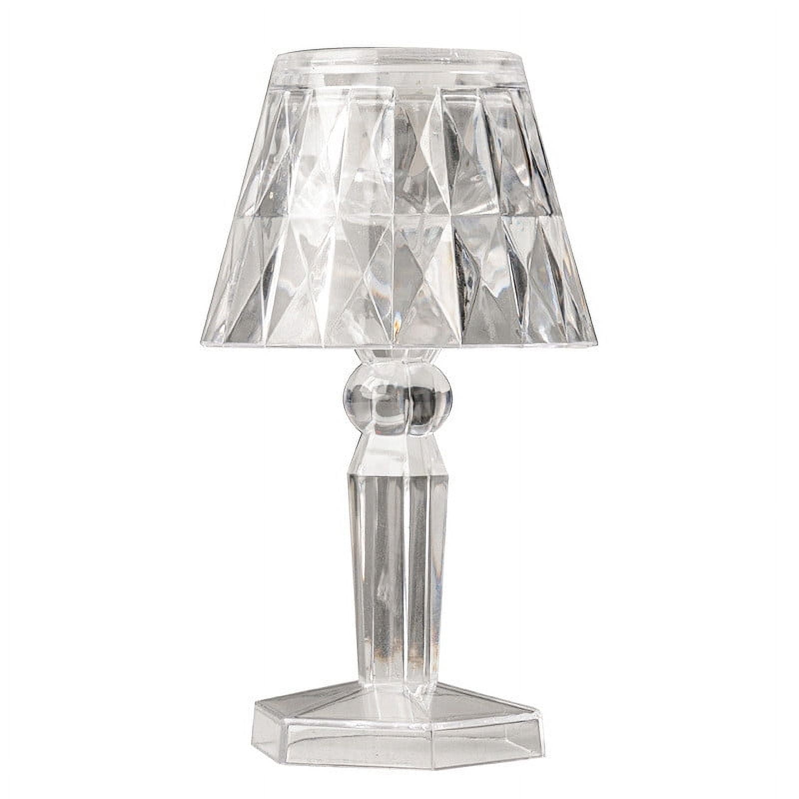KQJQS Crystal Desk Lamp - Elegant Acrylic Table Lamp with Dimmable LED ...