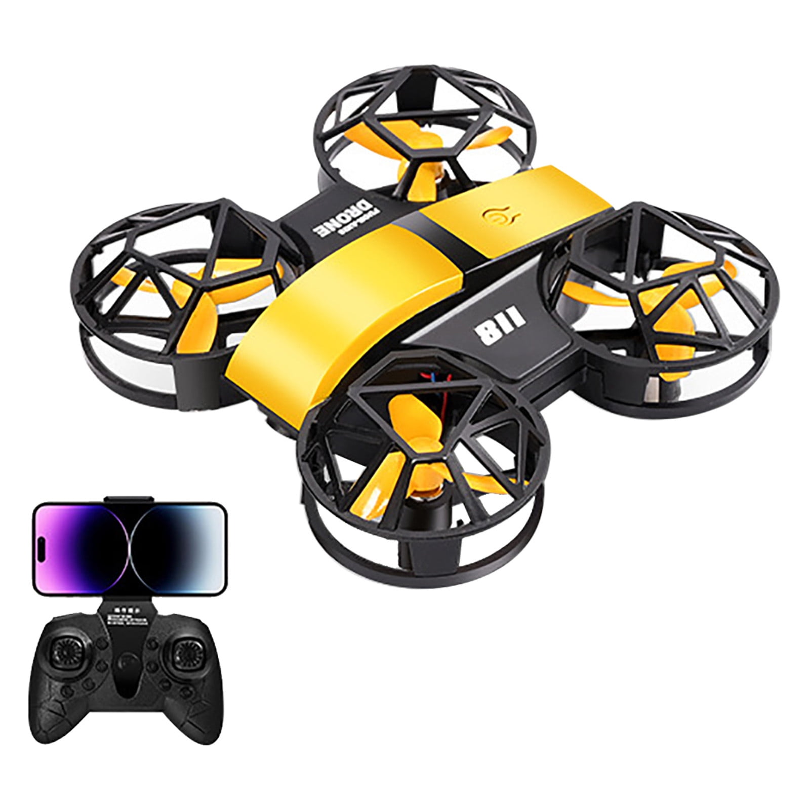 KQJQS Drones for Kids, ACIXX RC Mini Drone for Kids and Beginners, RC ...