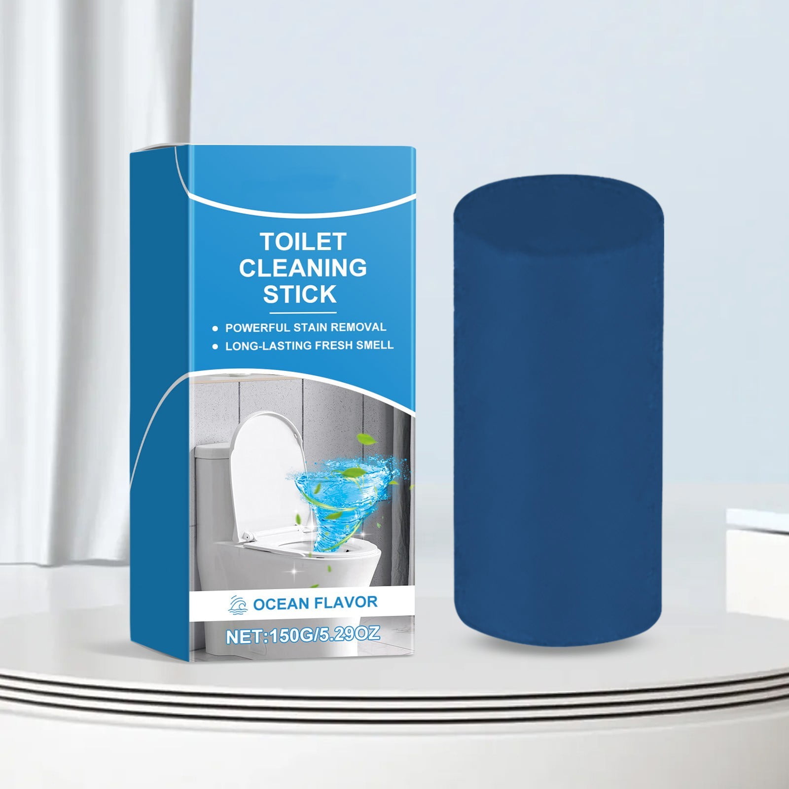 KQJQS Efficient Toilet Cleaning Stick with 4 Fragrances - Self-Cleaning ...