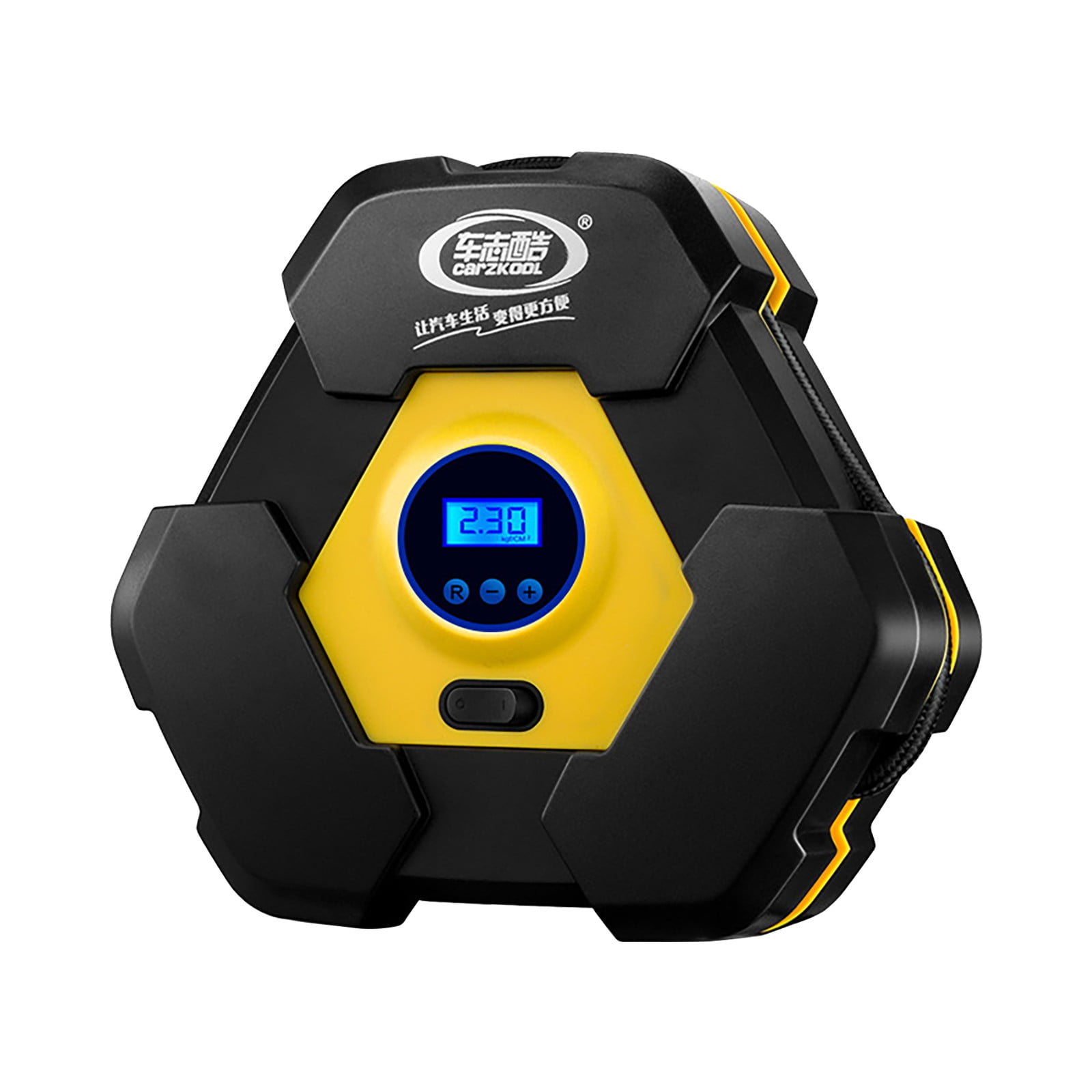 KQJQS Electric Portable Car Tire Inflator Pump - 12V Car Inflator Pump ...