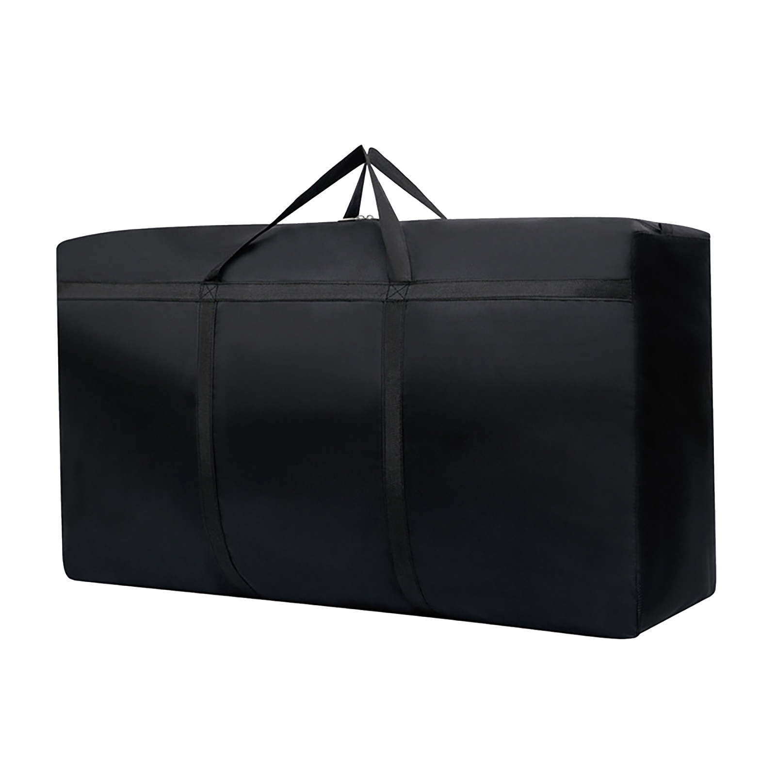 KQJQS Extra Large Storage Duffle Bag with Zippers and Handles, Black ...
