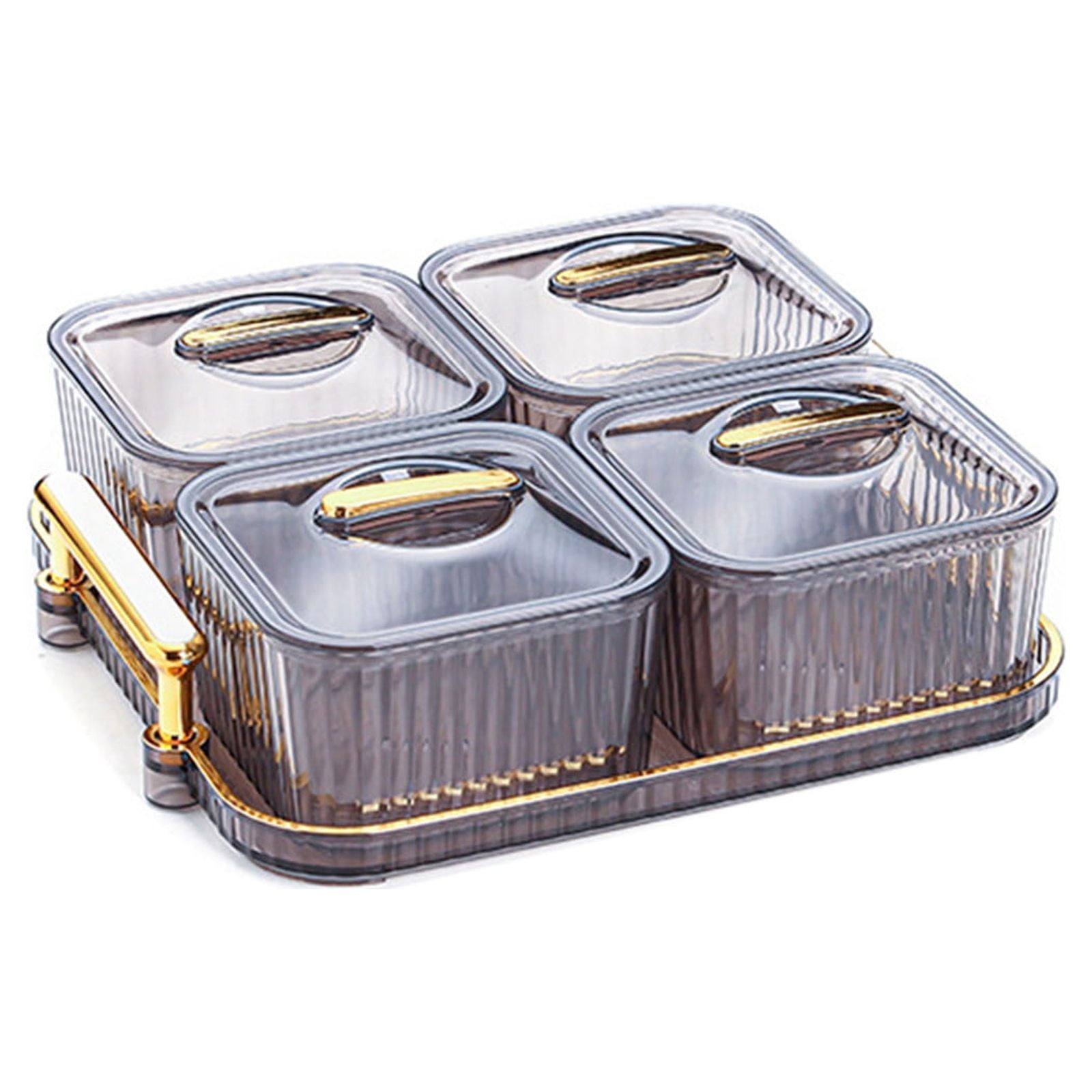 KQJQS Fruit Tray Clear Snack Display Tray Candy Snack Tray Nut And ...