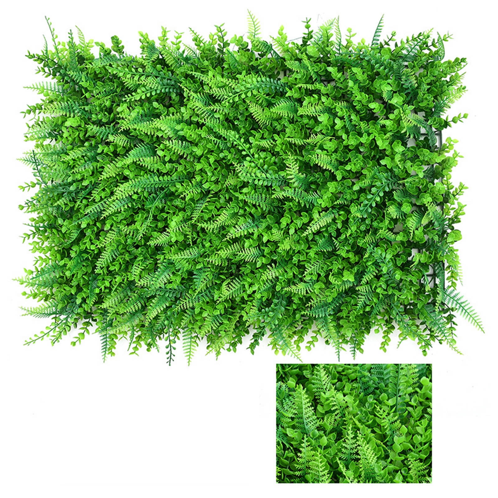 KQJQS Green Plant Wall Simulation Plant Wall Decoration Living Room ...
