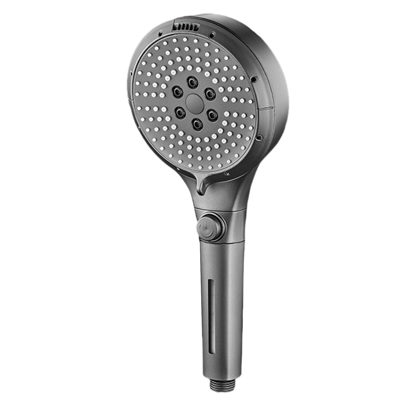 KQJQS High Pressure Shower Head, 6-Settings Handheld Showerhead with ON ...